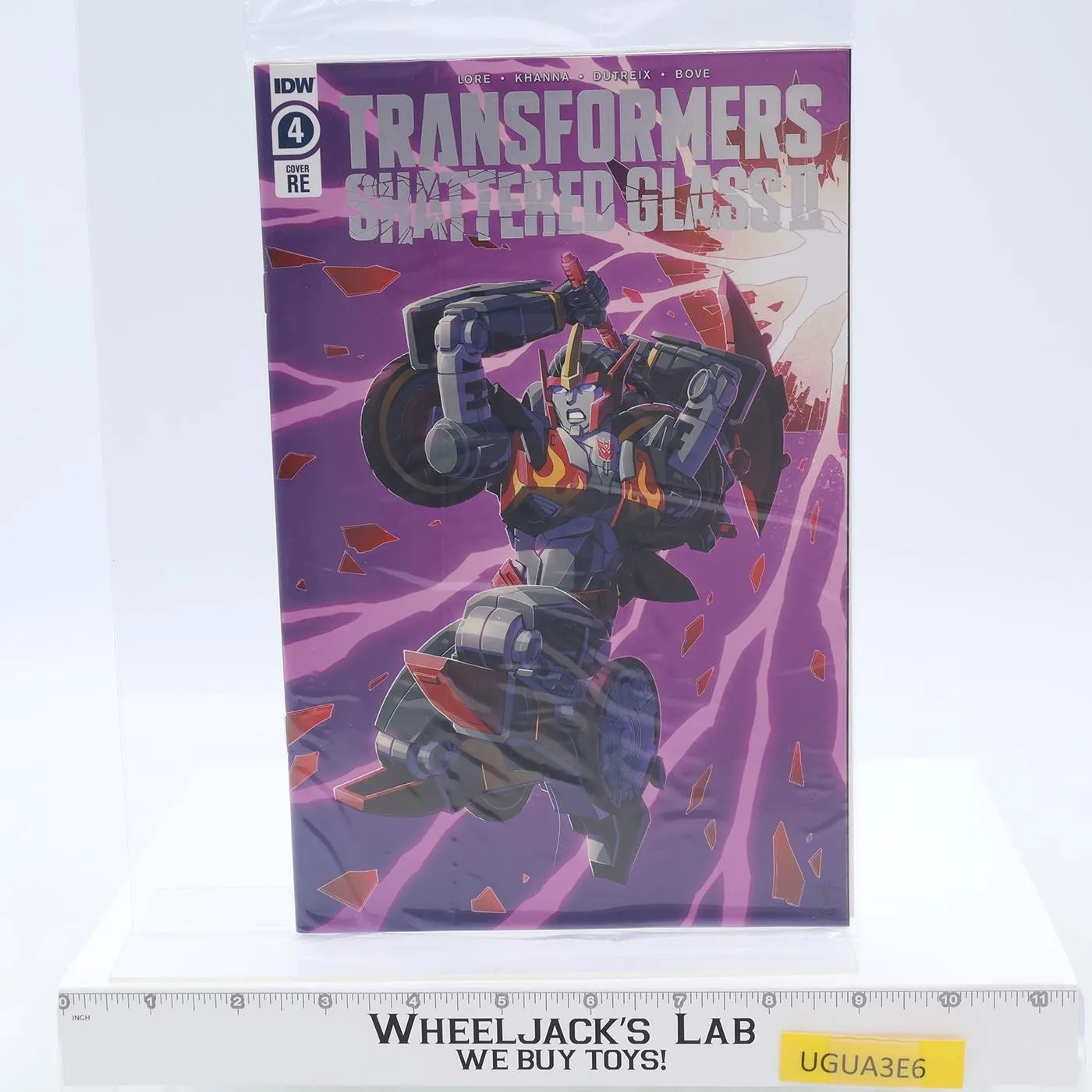 Transformers Shattered Glass II Issue #4 IDW Pulse Exclusive Flamewar Variant - Wheeljack's Lab