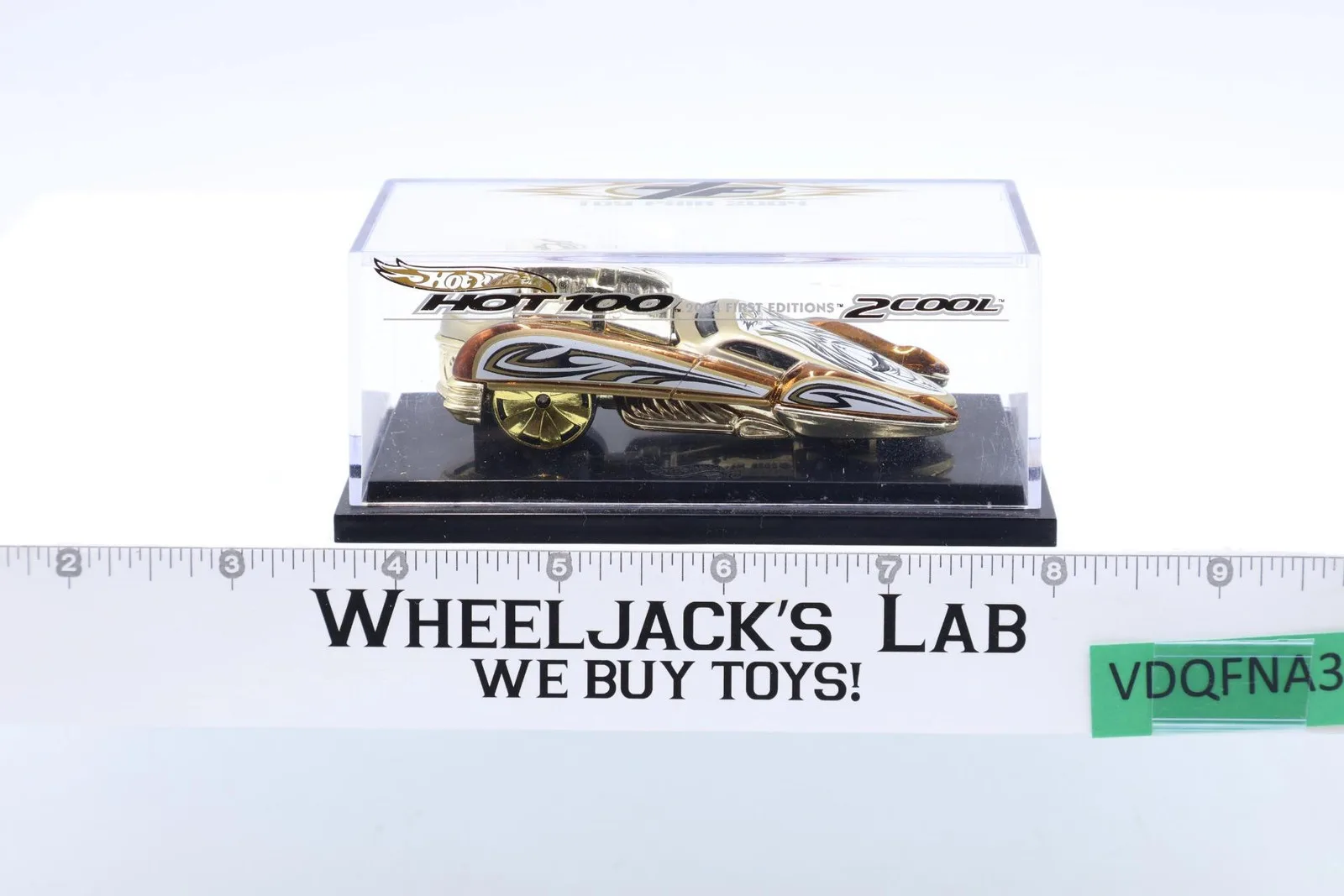 Hot 100 2 Cool First Editions 2004 Hot Wheels Gold Toy Fair NEW in Case ...
