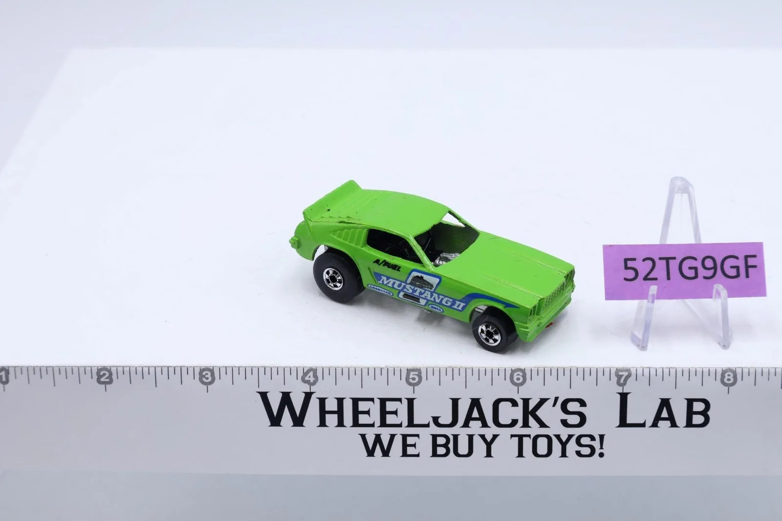 Mustang II Green Blackwall Hot Wheels Mattel 1969 Vintage Hong Kong ...