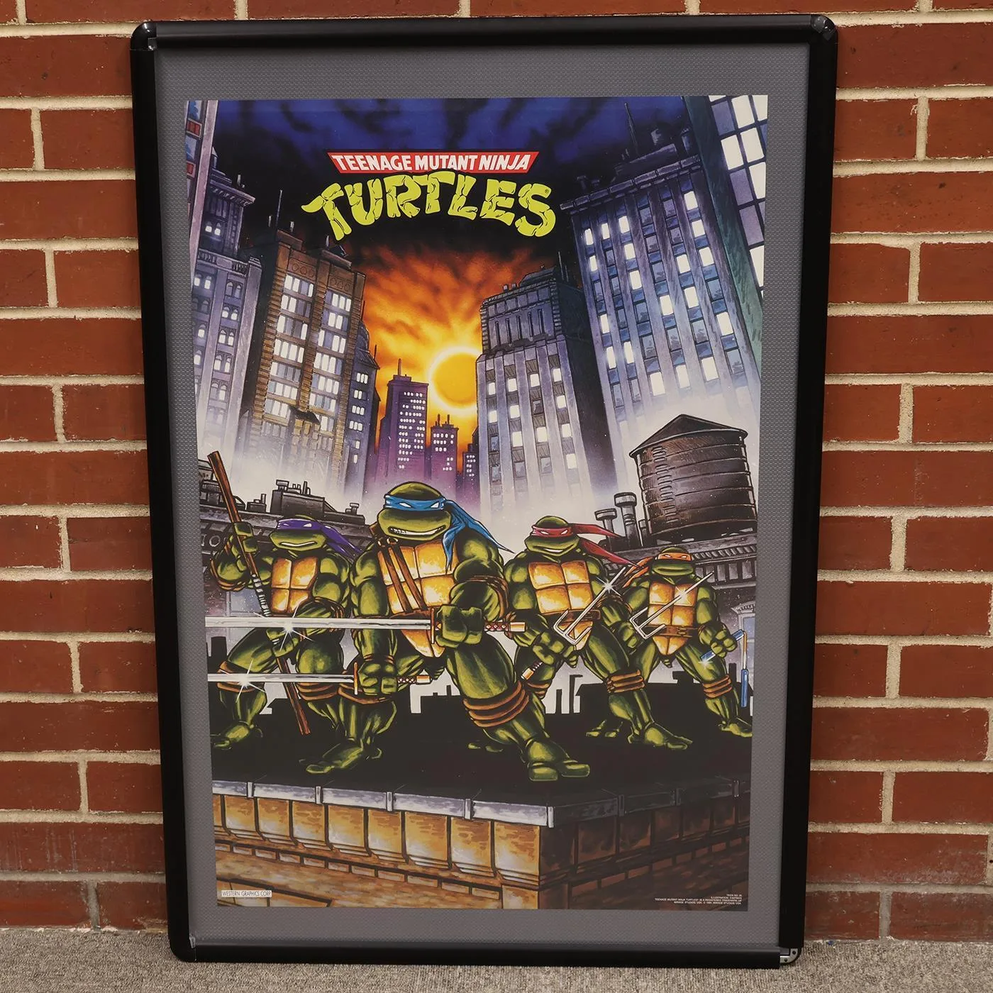 Teenage Mutant Ninja Turtles TMNT #2 Poster 31.5" X 21" 1989 Mirage ...