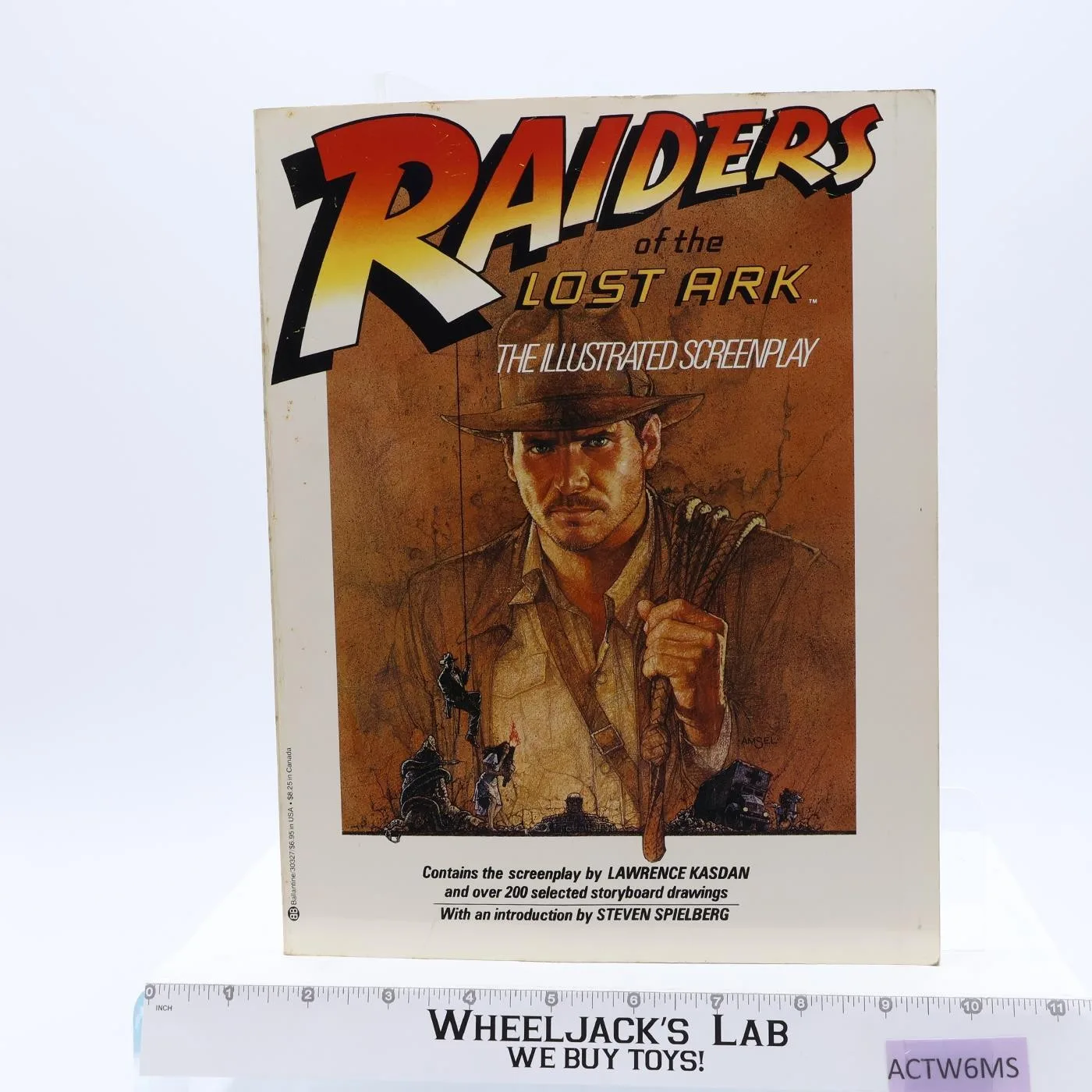 Indiana Jones Raiders of the Lost Ark Illustrated Screenplay 1981 ...