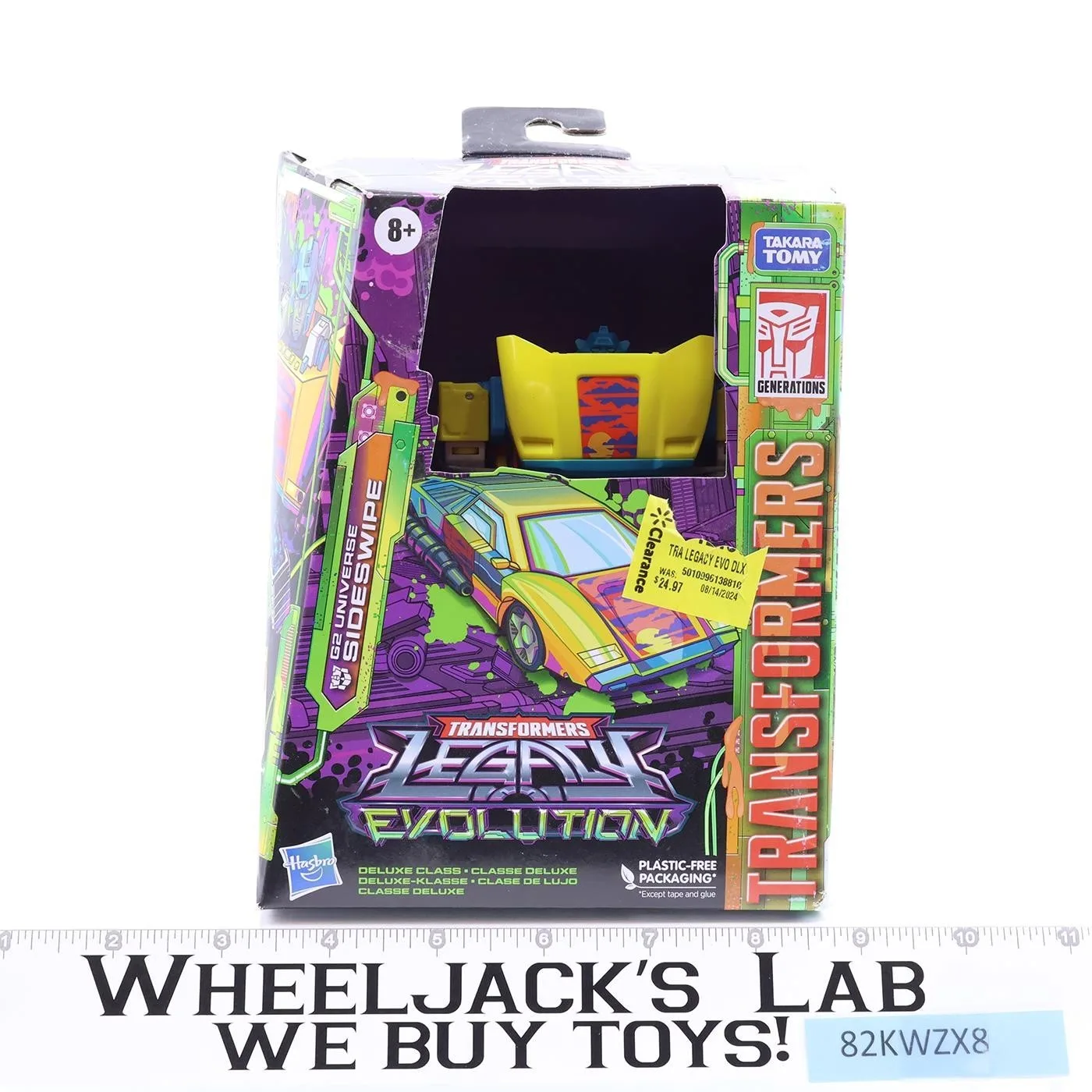 G2 Universe Sideswipe Transformers Legacy Evolution 2023 Hasbro NEW SEALED - Wheeljack's Lab