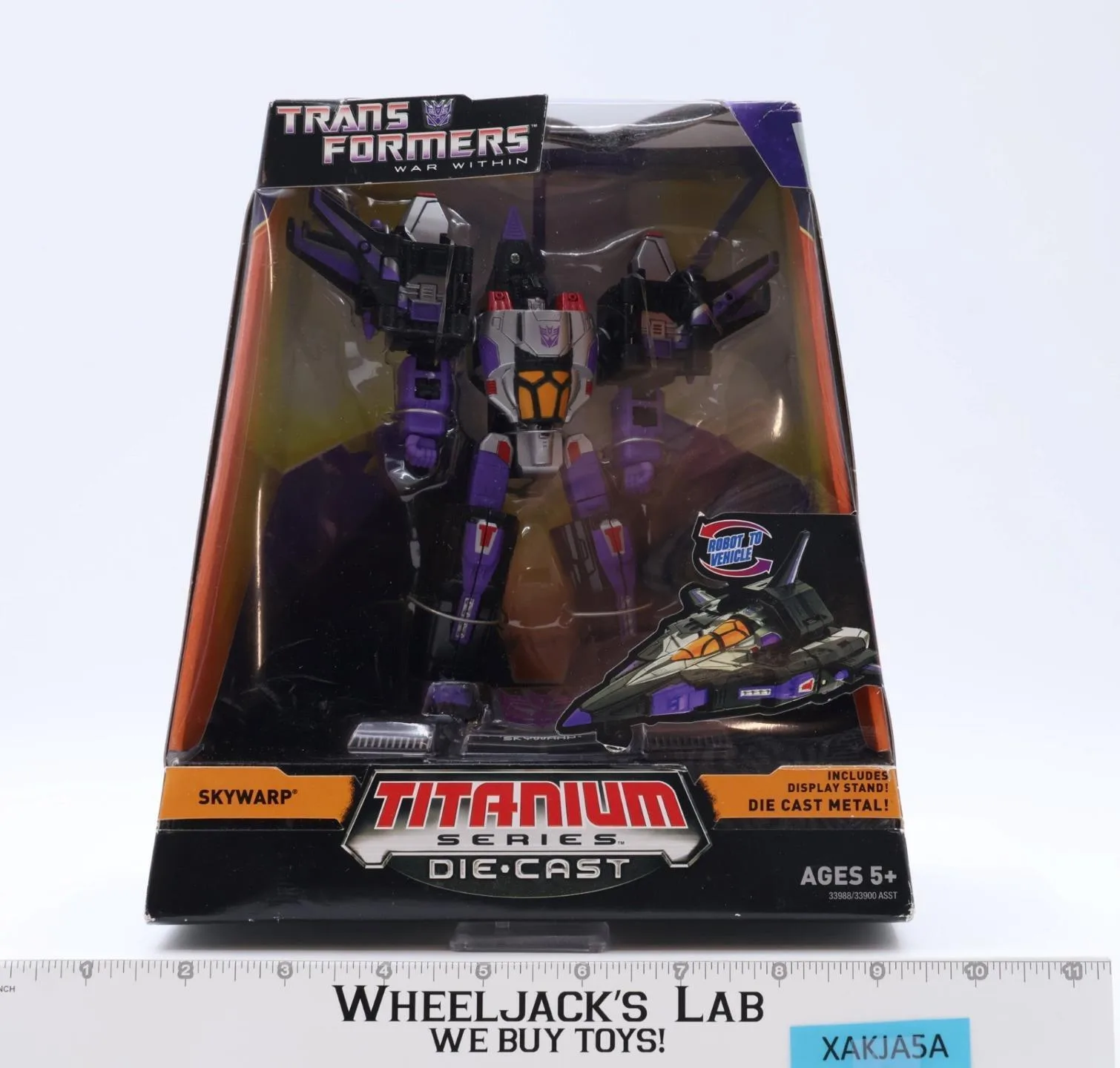 SKywarp War Within Titanium 2007 Transformers Universe Hasbro Figure ...