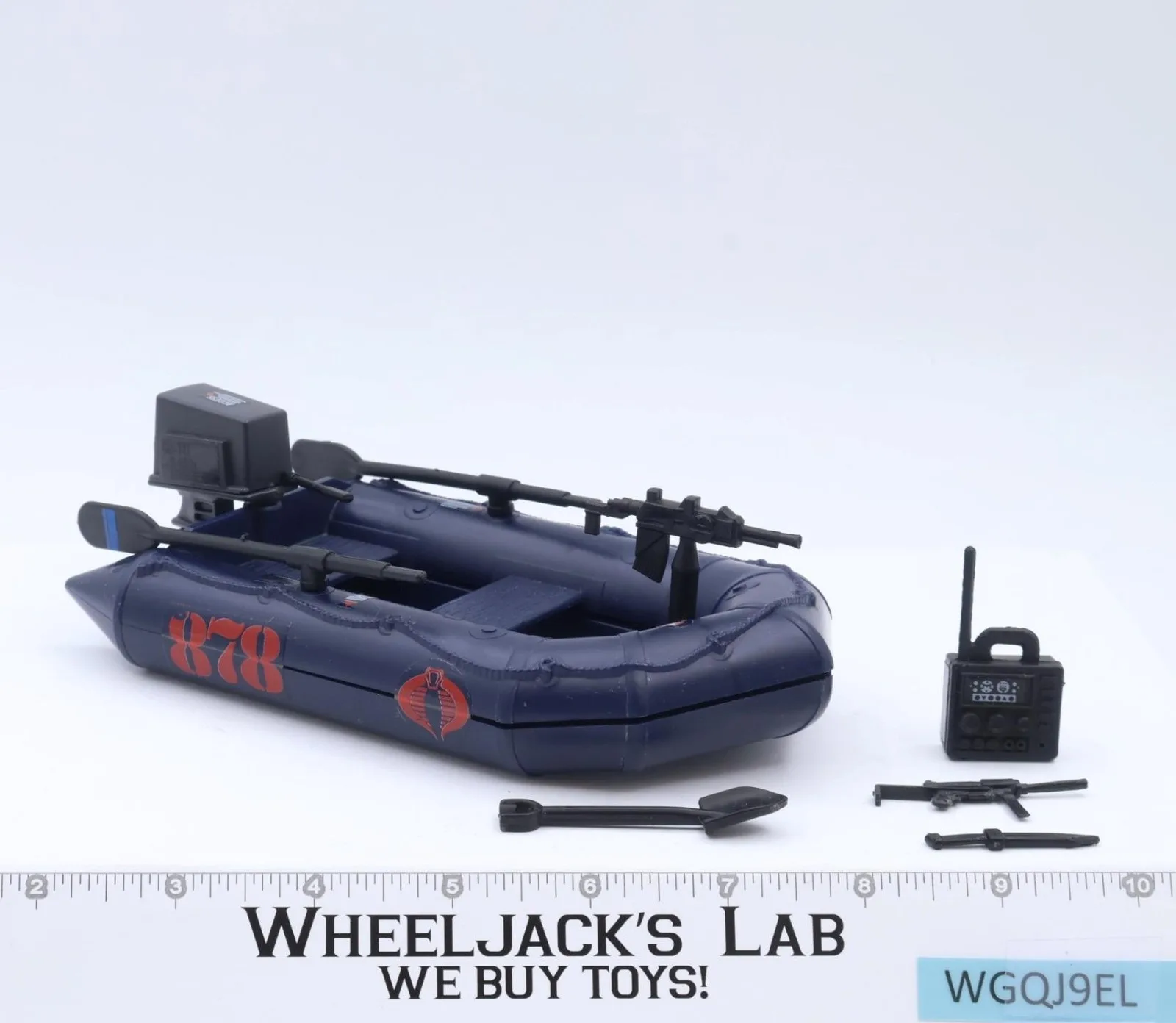 Cobra Night Landing Raft 100% Complete G.I. Joe 1985 Hasbro Vintage ...