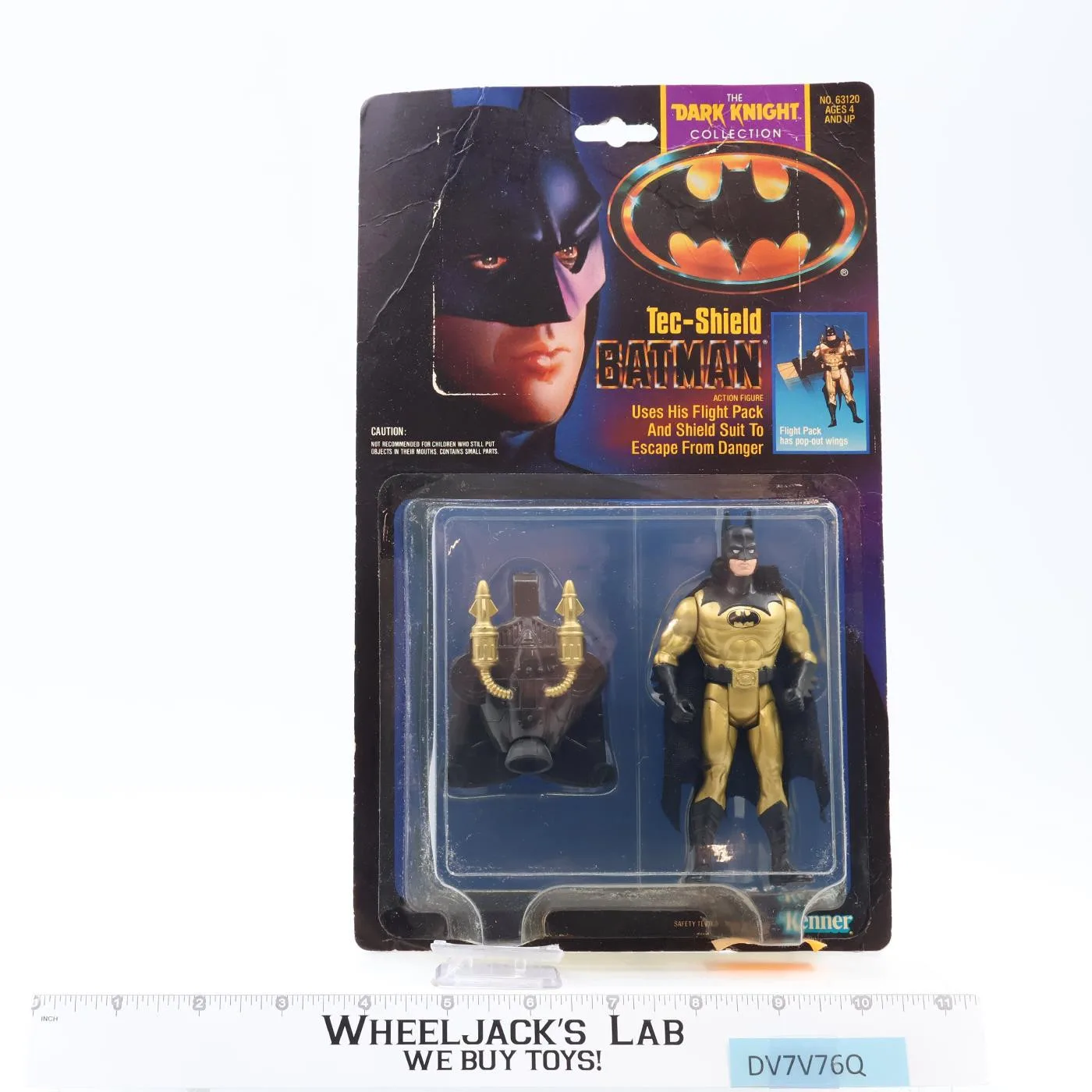 Tec-Shield Batman DC Comics The Dark Knight 1990 Kenner Action Figure ...