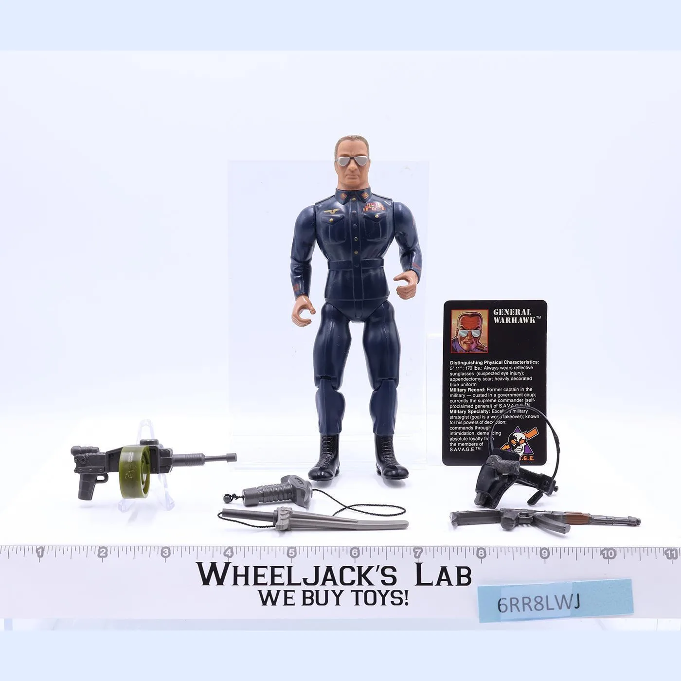 General Warhawk 6" Rambo Forces Of Freedom 100% Complete 1985 Vintage ...