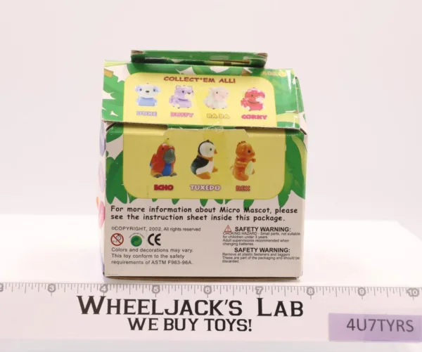 Rex Electronic Micro Mascot Interactive Robot Toy 2002 Action Figure ...