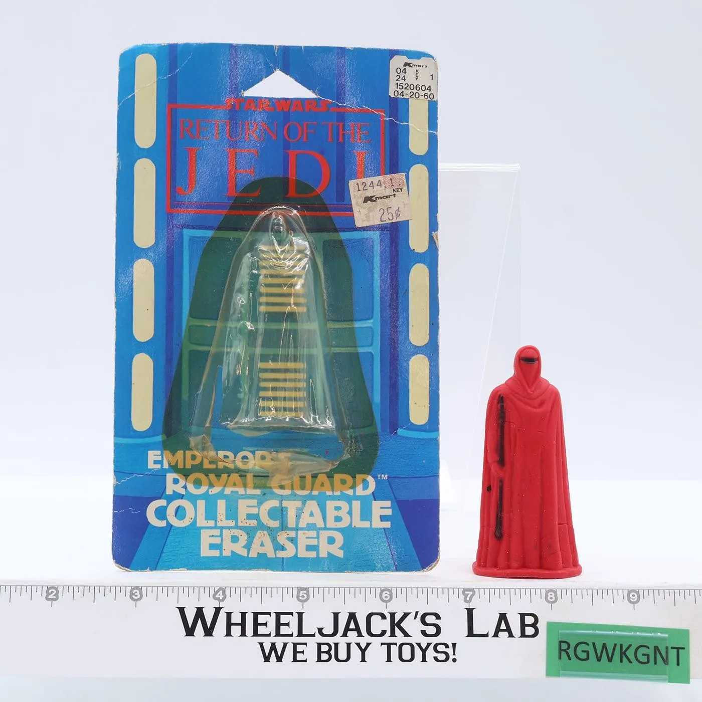 Emperor's Royal Guard Collectable Eraser ROTJ Star Wars 1983 Butterfly ...