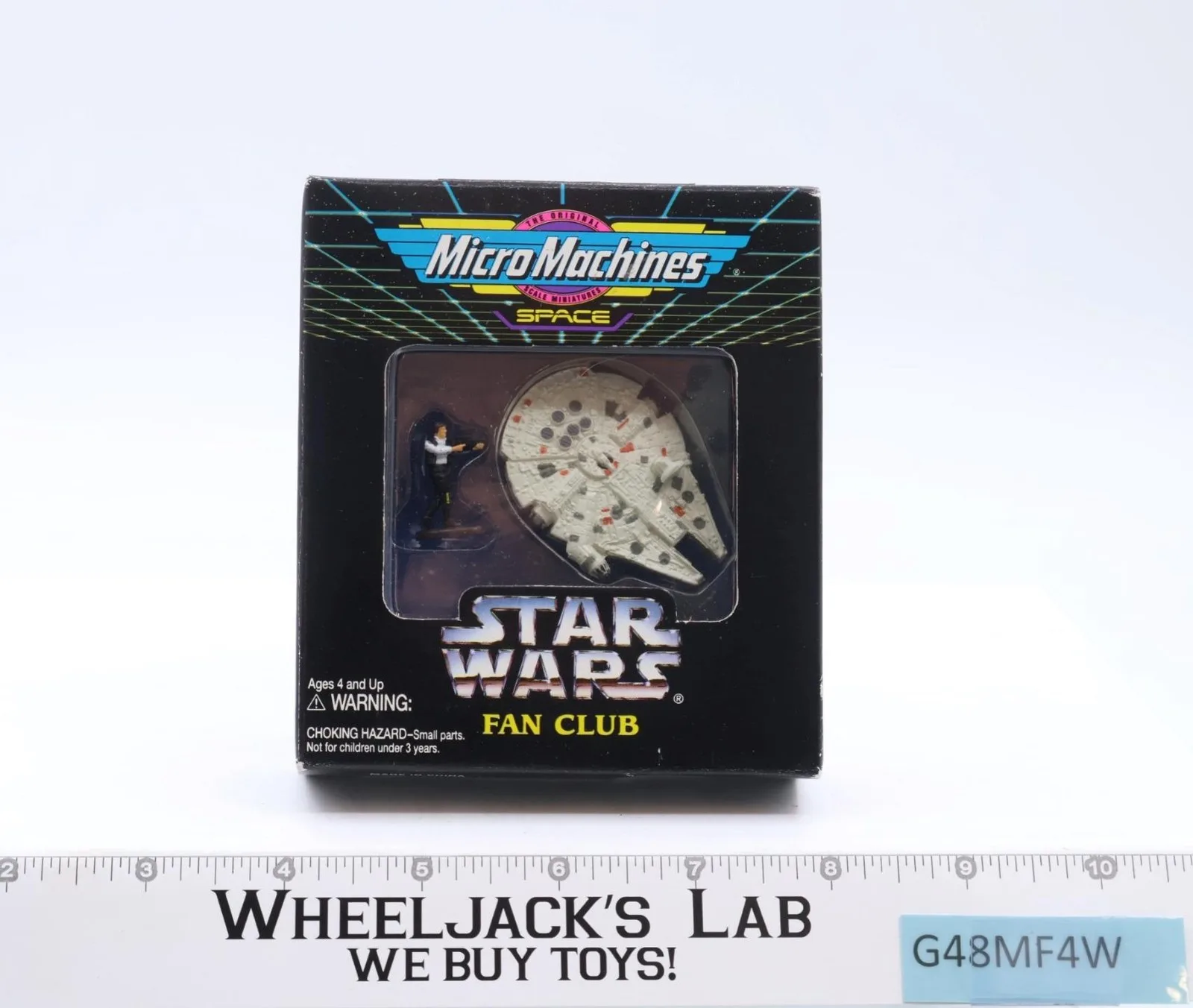 Han Solo & Millennium Falcon Star Wars Fan Club Micro Machines 1995 ...