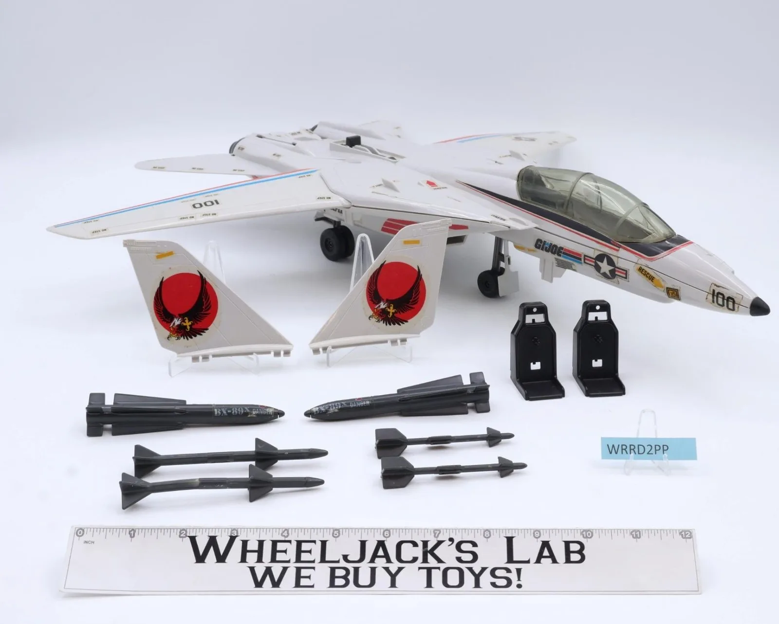Skystriker XP-14F Combat Jet G.I. Joe 1983 Hasbro Action Figure Vehicle ...