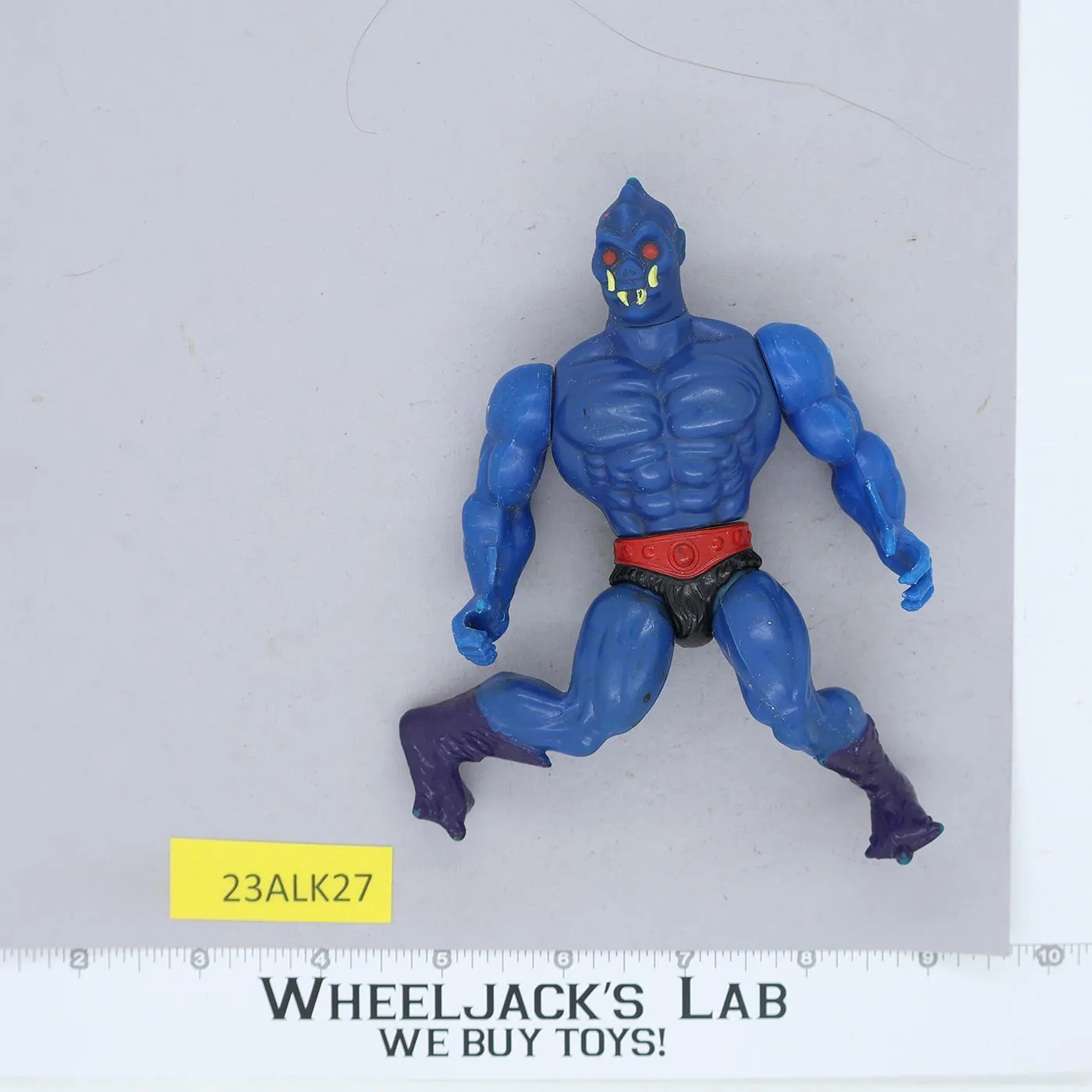 Webstor He-Man Mattel Masters of the Universe MOTU 1984 Mattel Vintage ...