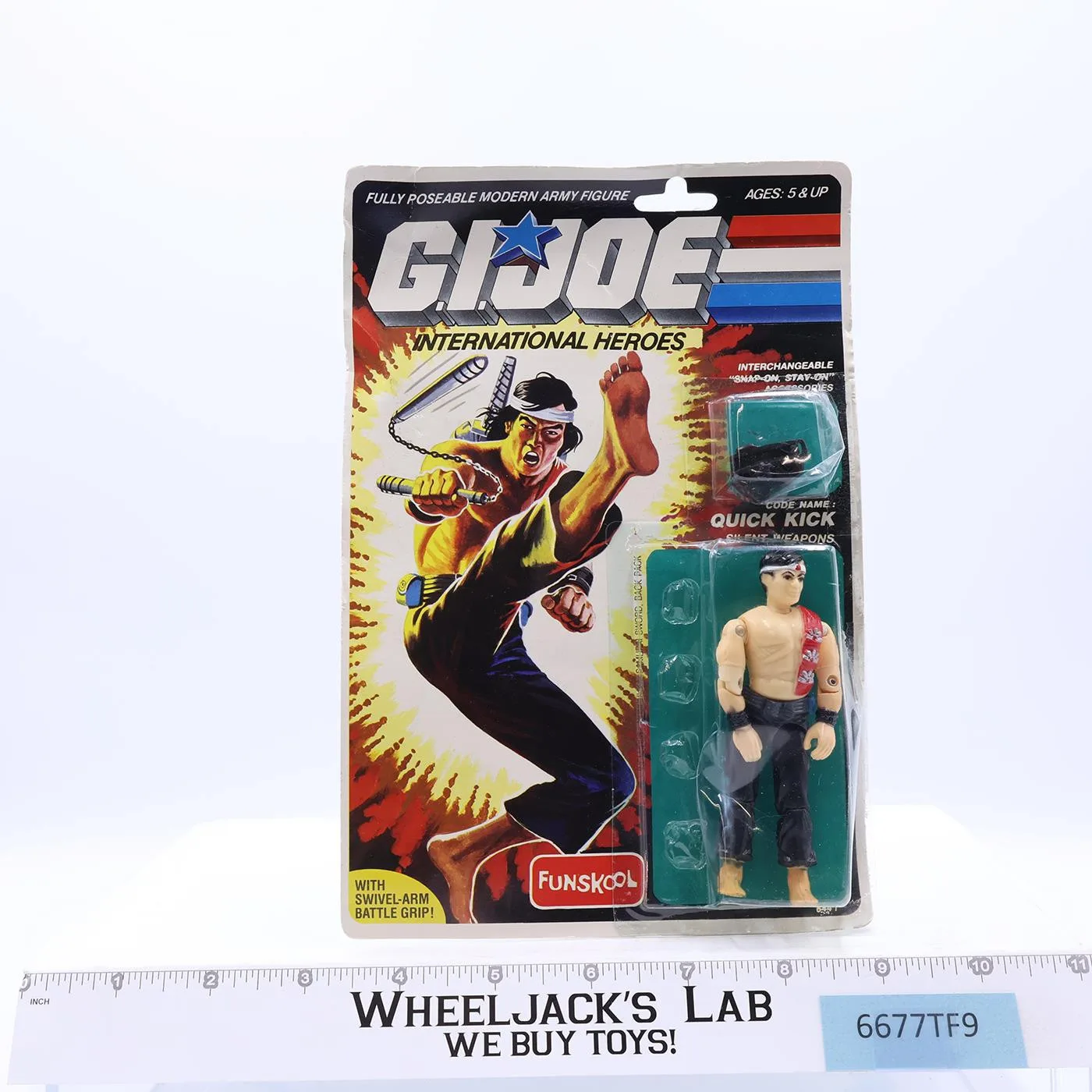Quick Kick GI Joe International Heroes 1993 Funskool Action Figure MOC ...
