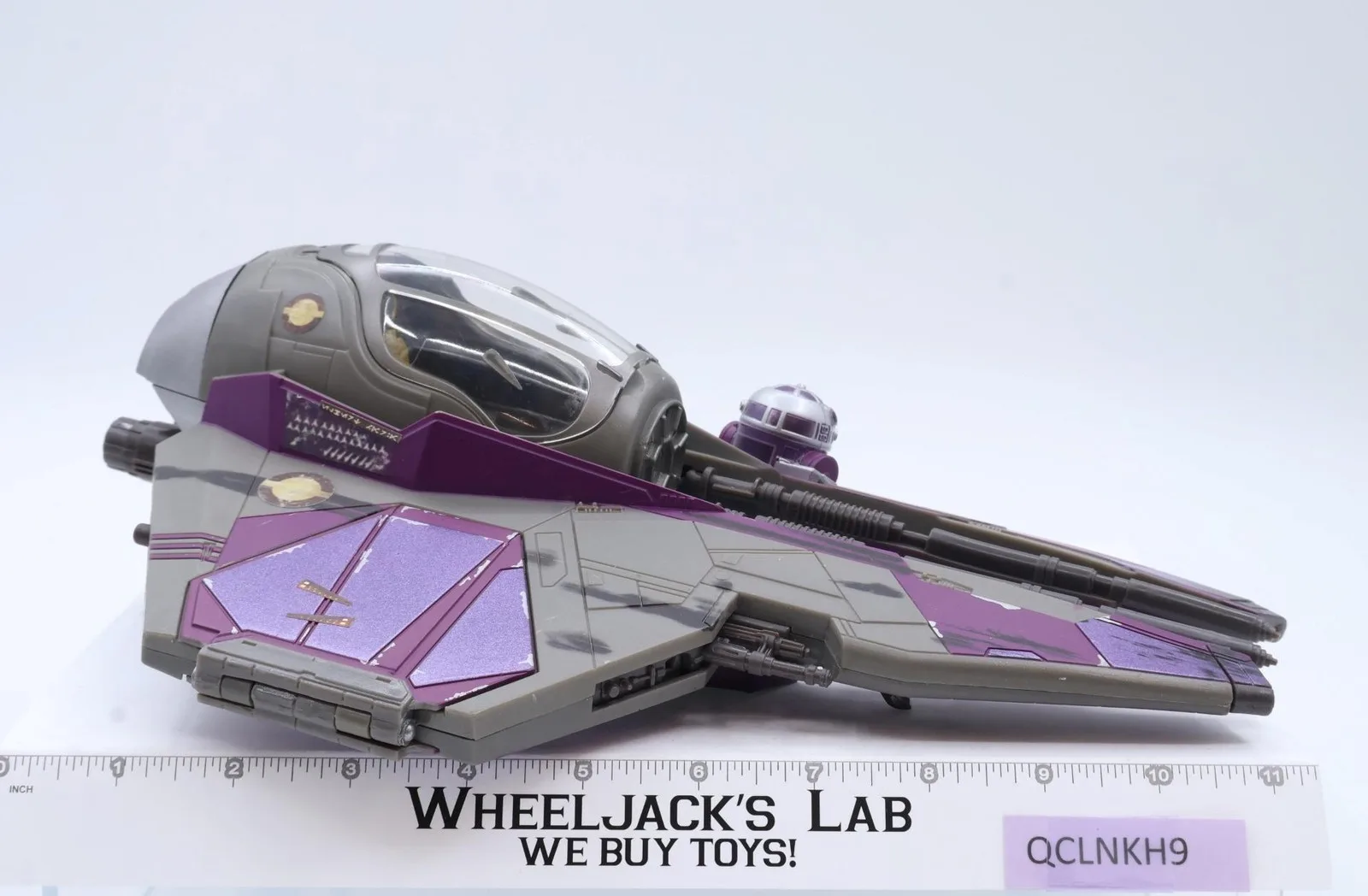 Mace Windu Jedi Starfighter Star Wars Revenge of the Sith 2004 Hasbro ...