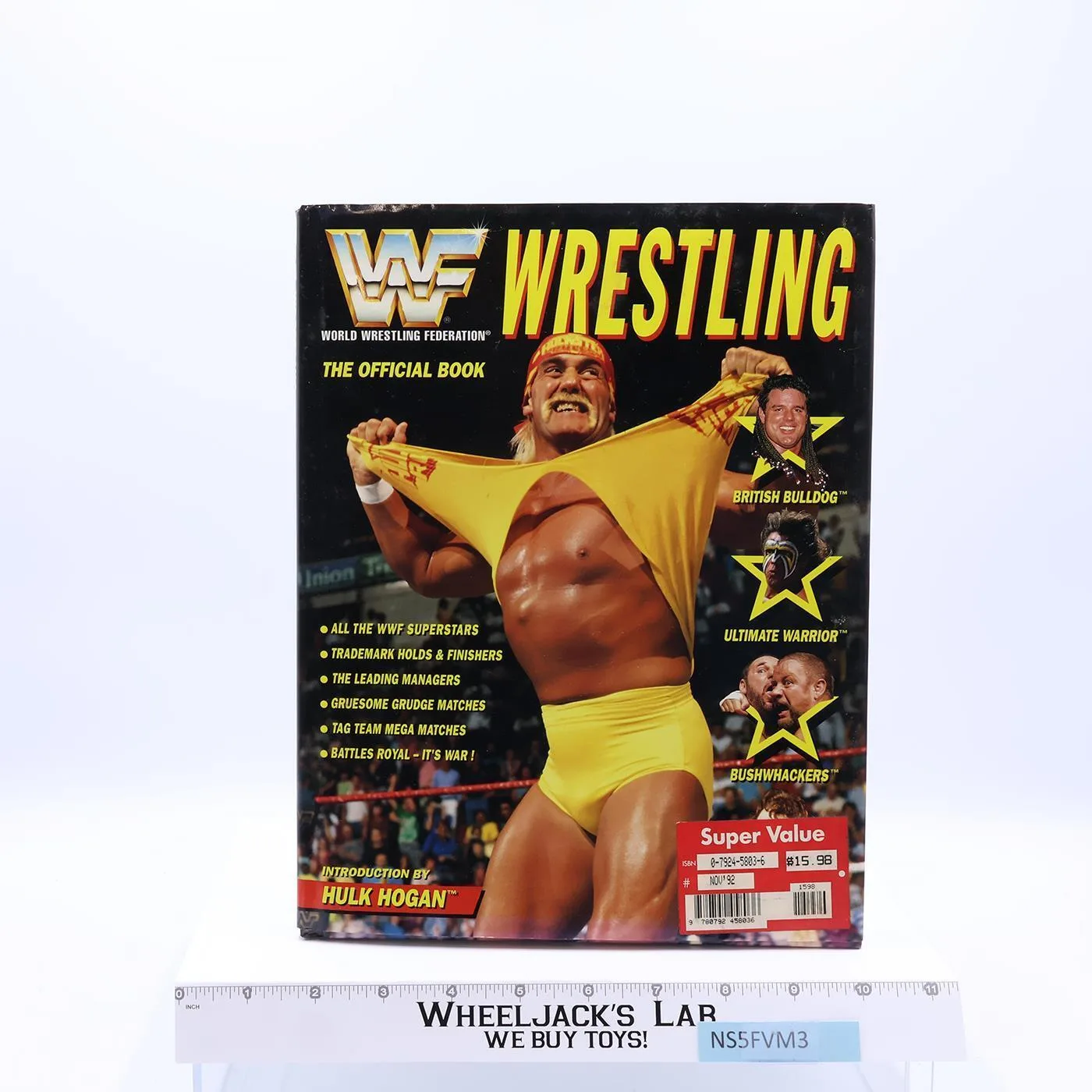 WWF Wrestling The Official Book by Edward R. Ricciuti Hardcover Book ...