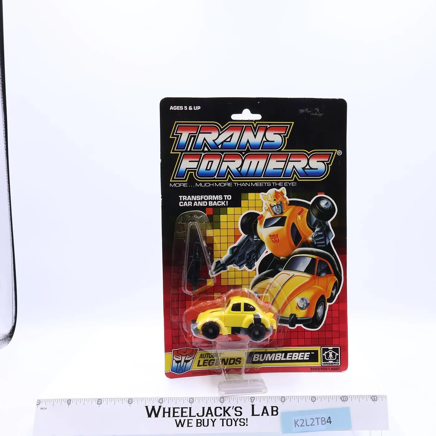 YELLOW Bumblebee Legends 100% Complete W/CARDBACK & BUBBLE G1 ...