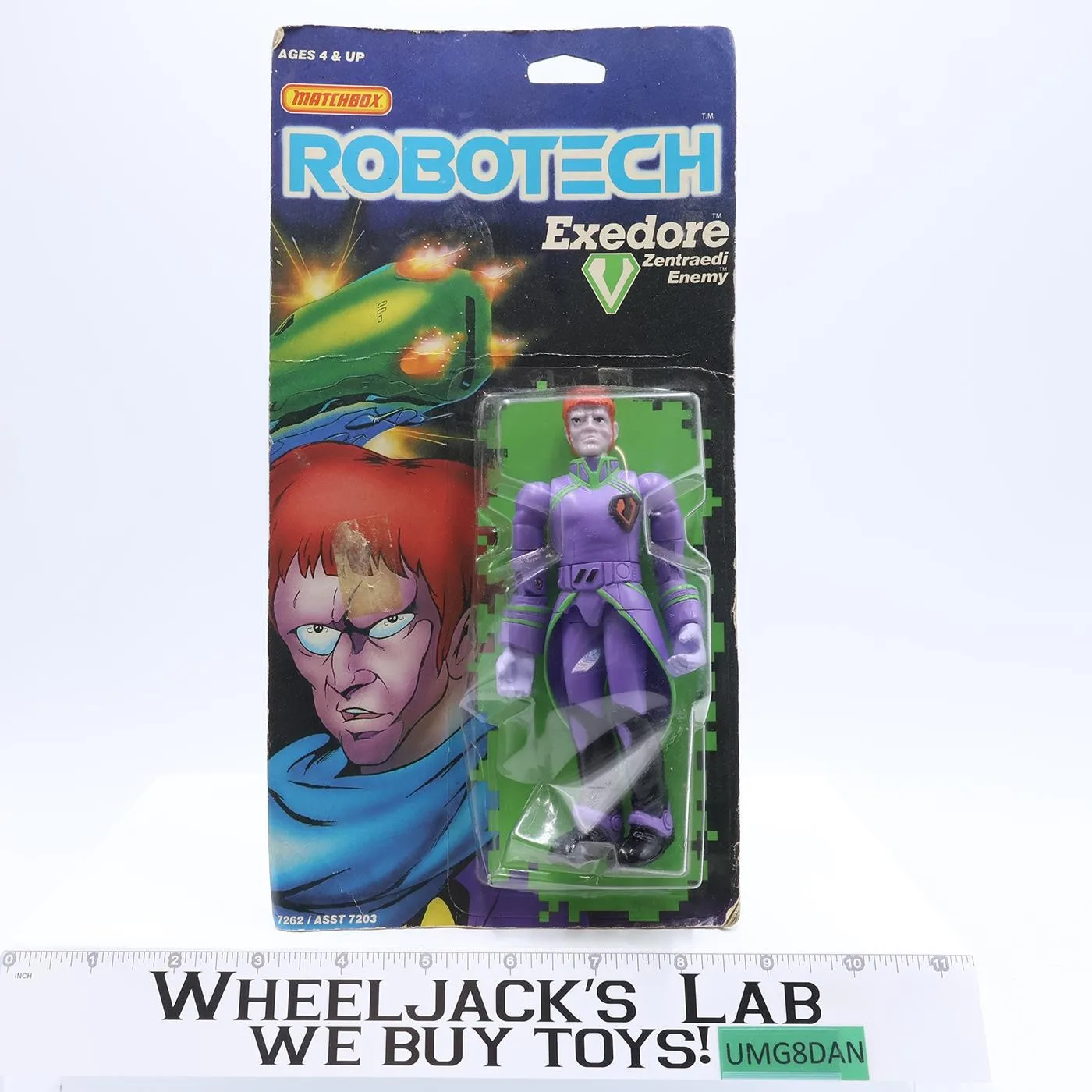 Exedore Zentraedi Enemy Robotech 1985 Matchbox Vintage Action Figure ...