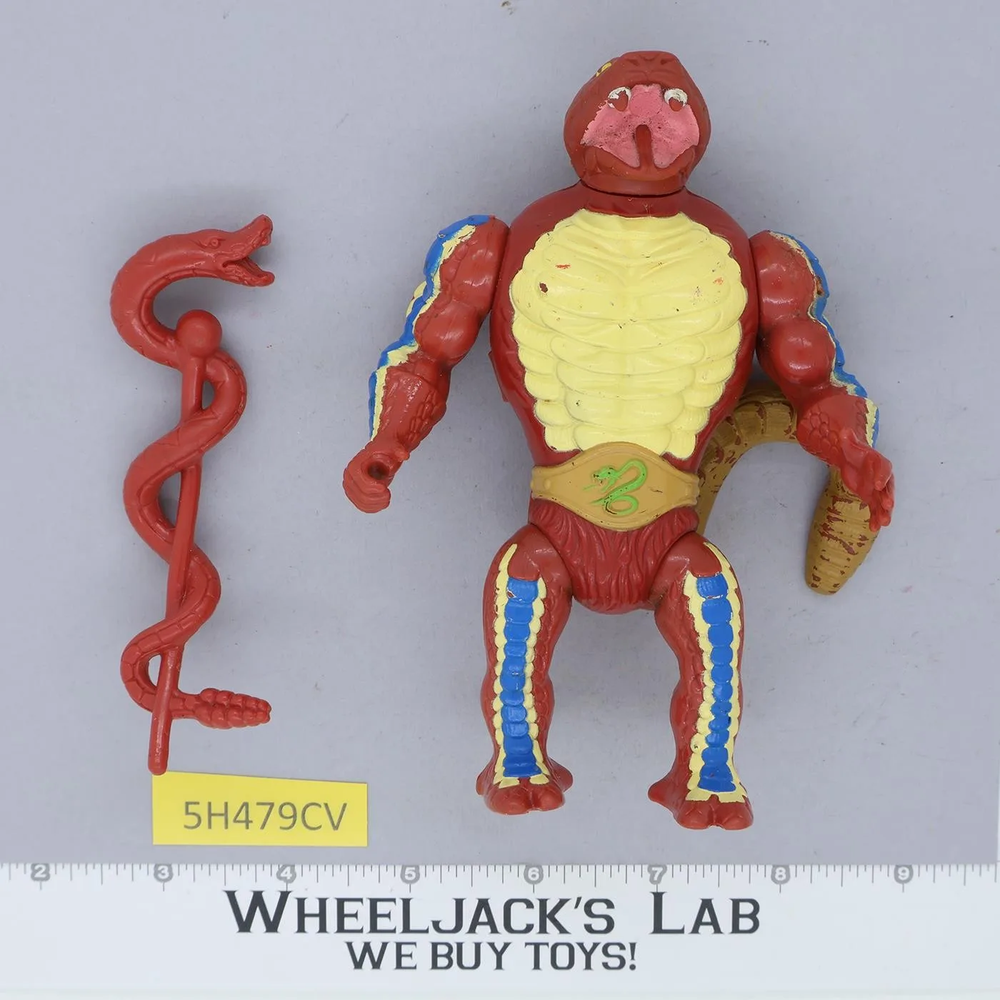 Rattlor 100% Complete He-Man Masters of the Universe MOTU 1986 Mattel ...