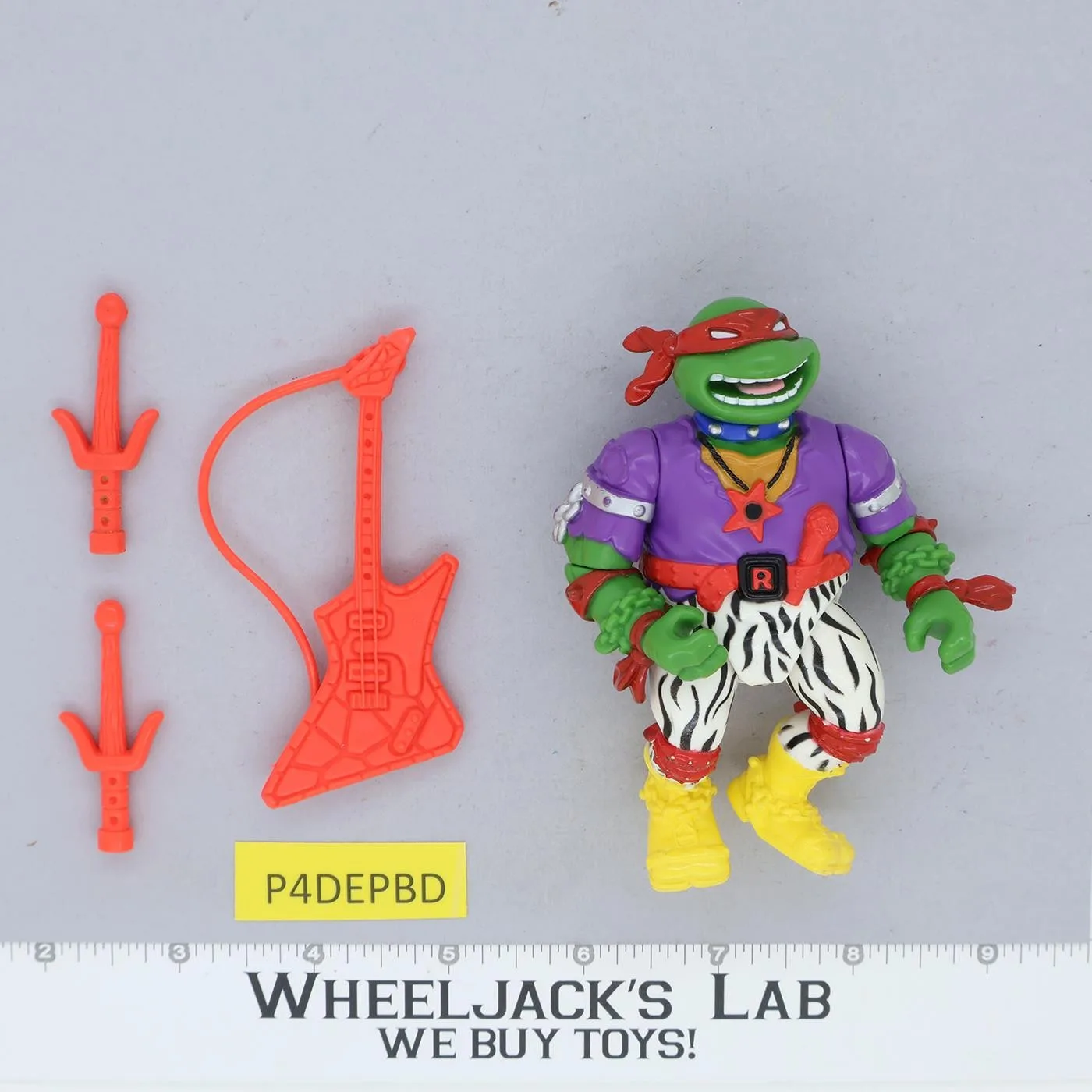 Heavy Metal Raph Teenage Mutant Ninja Turtles TMNT 1991 Playmates ...