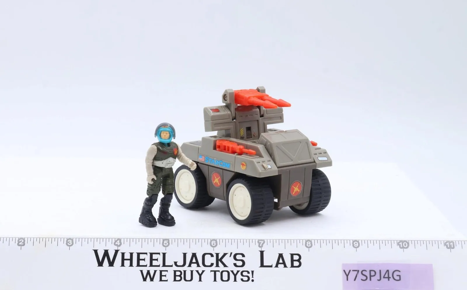 Laser RAT W/Capt. Vic Dakota Hayes Starcom 1986 Coleco Complete Action ...