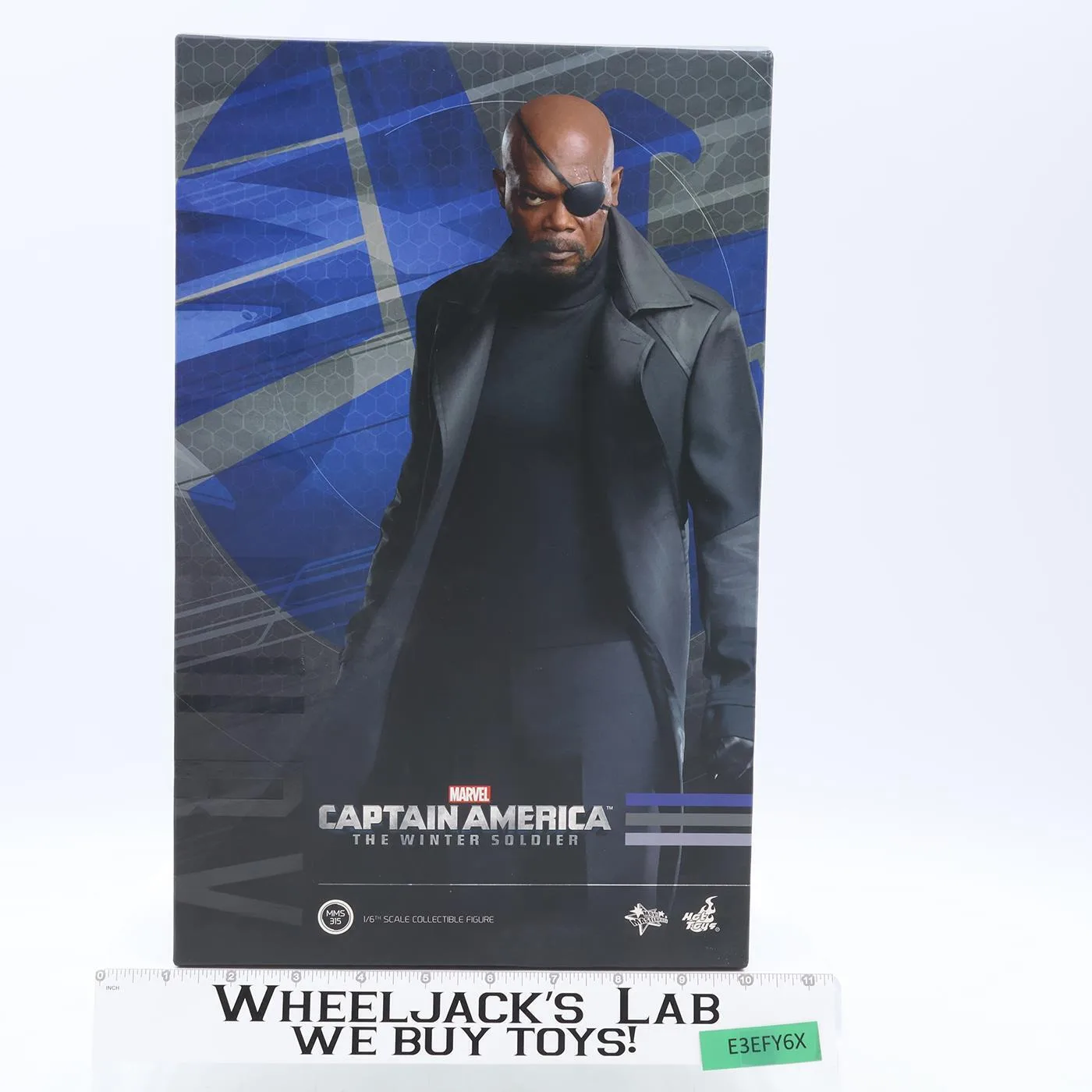 MMS 315 Nick Fury Captain America The Winter Soldier Marvel Hot Toys 1/ ...
