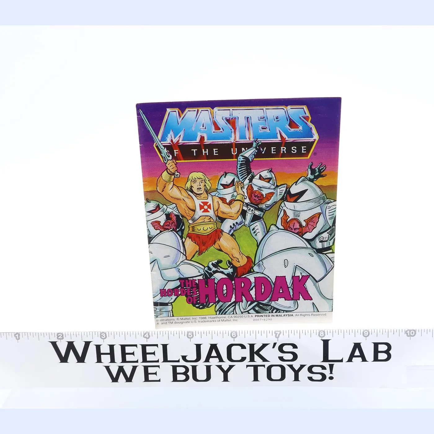 The Hordes of Hordak Mini Comic Book MOTU Masters of the Universe 1986 ...