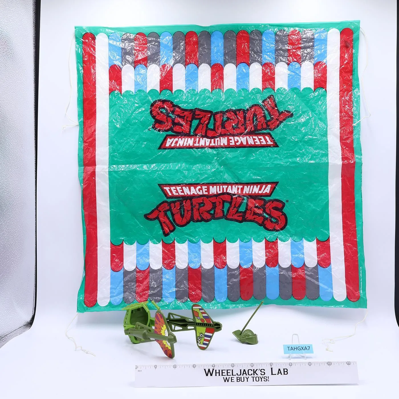 Turtle Trooper Parachute COMPLETE Teenage Mutant Ninja Turtle 1988 ...
