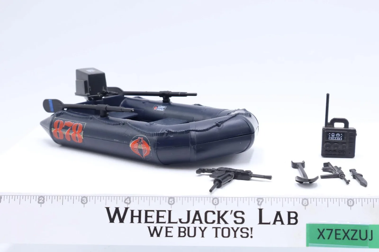 Cobra Night Landing Raft 100% Complete G.I. Joe 1985 Hasbro Vintage ...