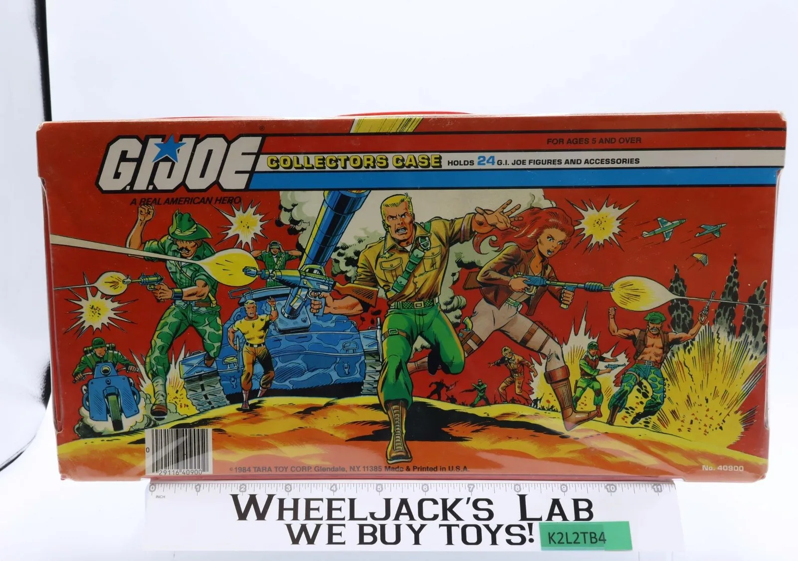 GI Joe Collectors Case 24 Action Figures W/TRAY 1984 Tara Toy Accessory ...