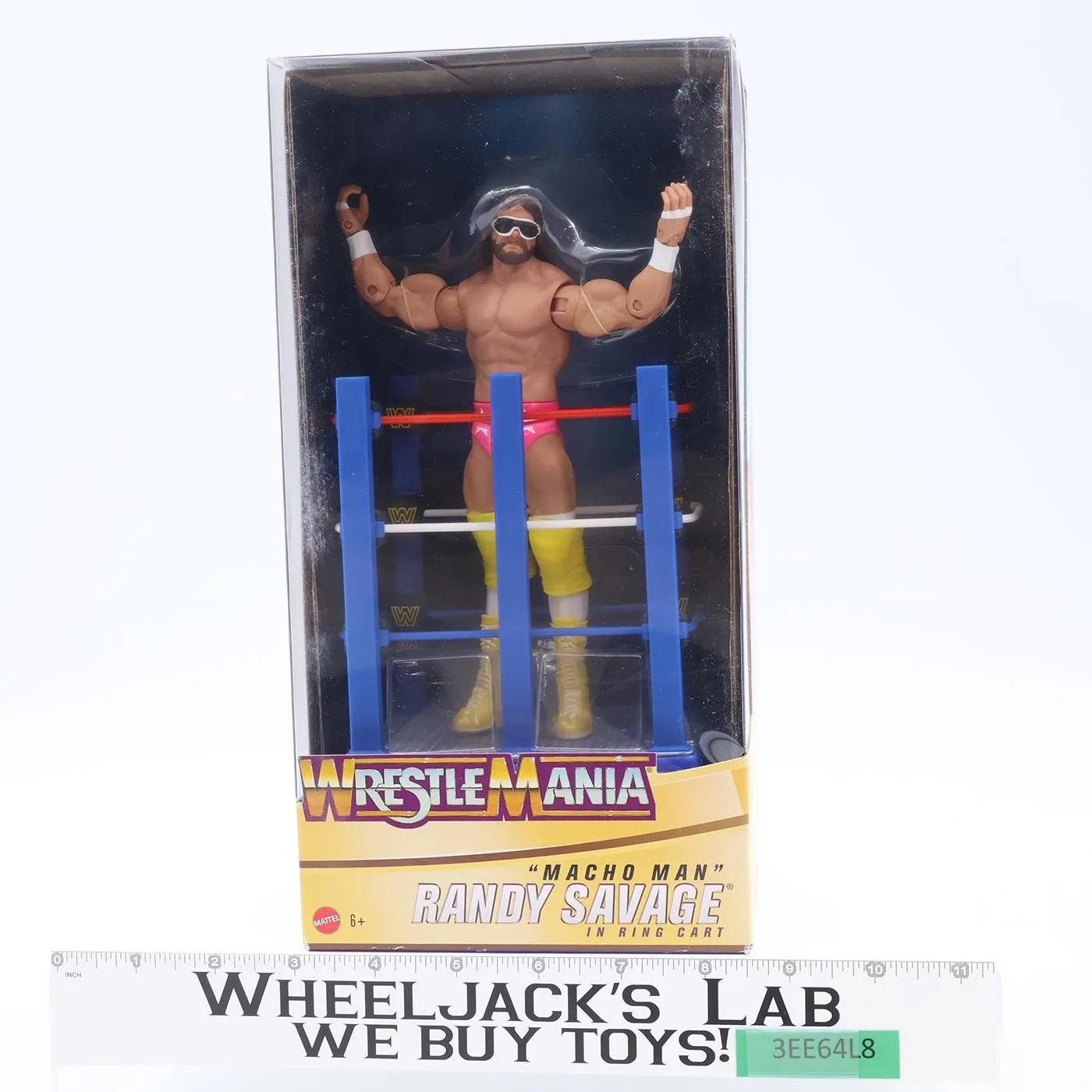 Macho Man Randy Savage in Ring Cart WWE Wrestle Mania 2020 Mattel NEW ...