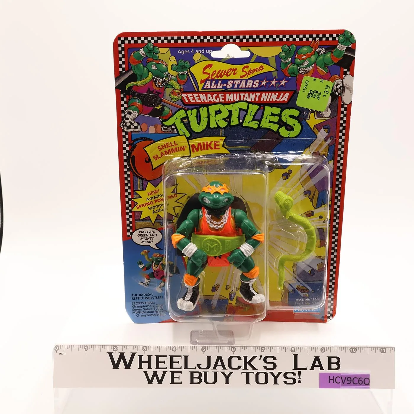 Shell Slammin' Mike Teenage Mutant Ninja Turtles Sewer Sports TMNT ...