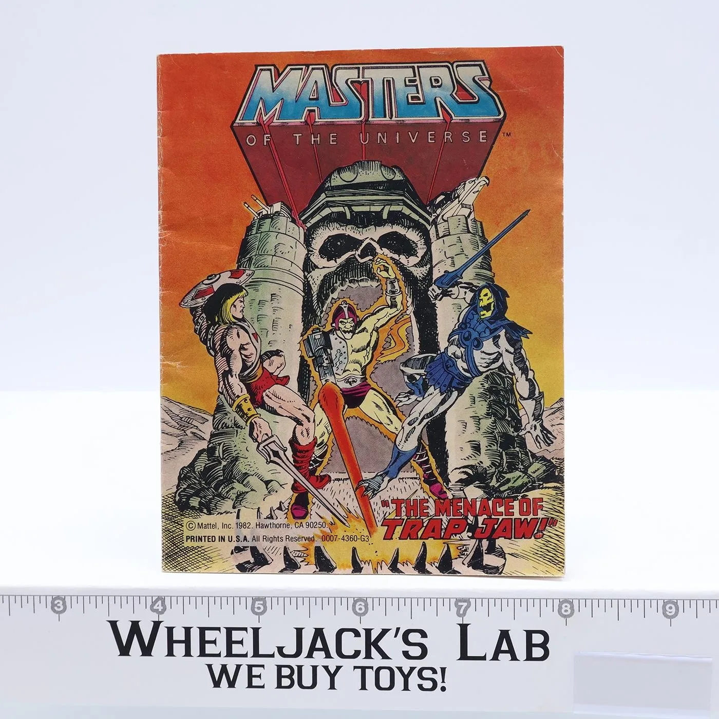 The Menace of Trap Jaw! Mini Comic Book MOTU Masters of the Universe ...