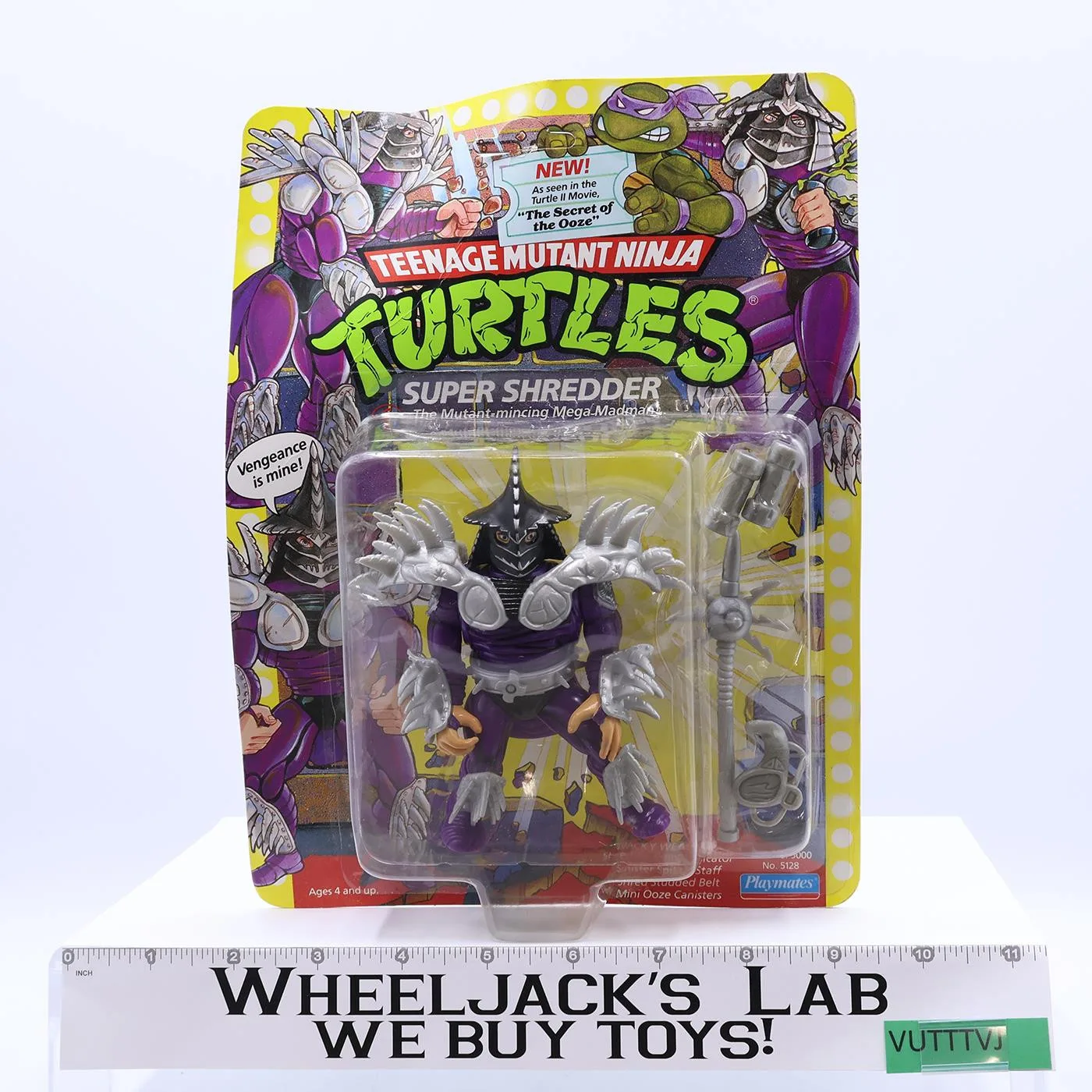 Super Shredder Teenage Mutant Ninja Turtles TMNT 1991 Playmates ...