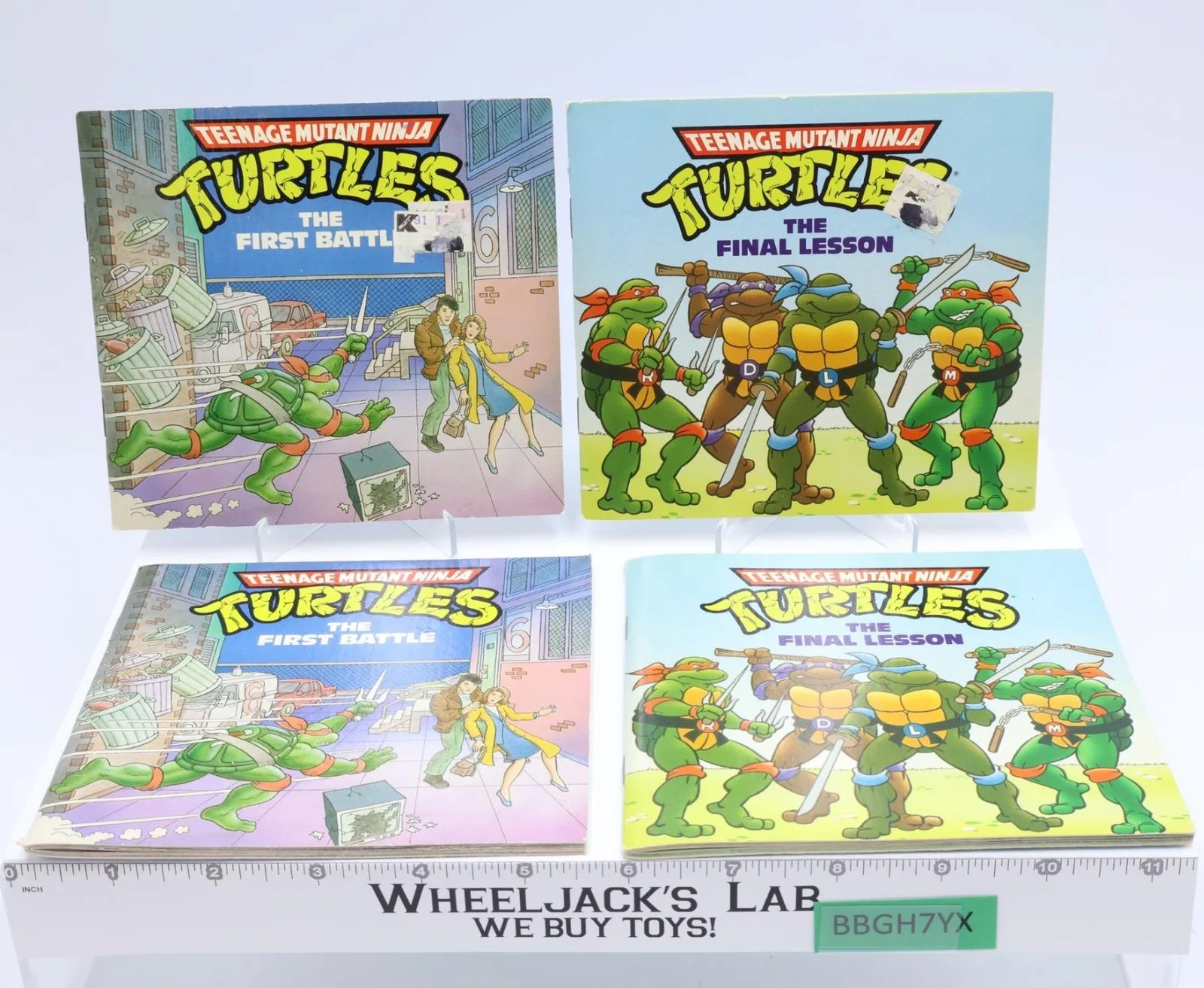 Lot of 4 Storybook Adventure Teenage Mutant Ninja Turtles TMNT Books ...