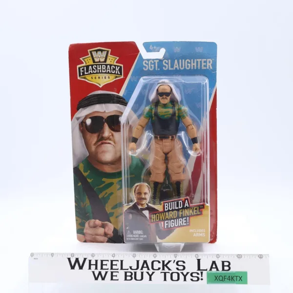 Sgt. Slaughter WWE Wrestling Flashback Series 2017 Mattel Figure NEW SEALED - Wheeljack's Lab