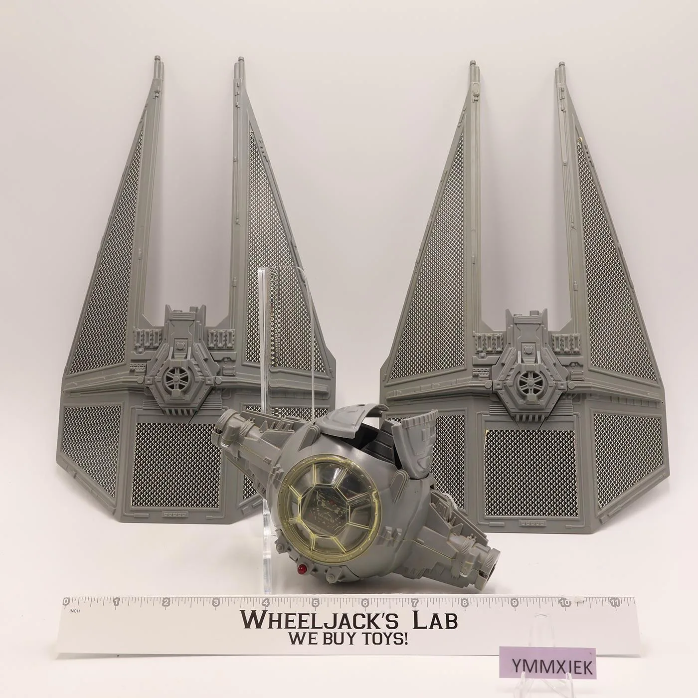 Imperial Tie Interceptor 100% Complete Star Wars ROTJ 1983 Kenner ...