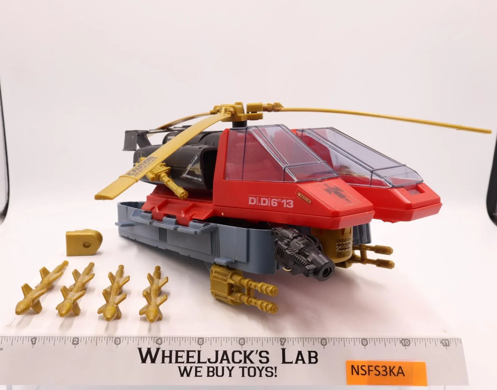 Destro's Dominator 100% Complete GI Joe 1990 Hasbro Action Figure ...