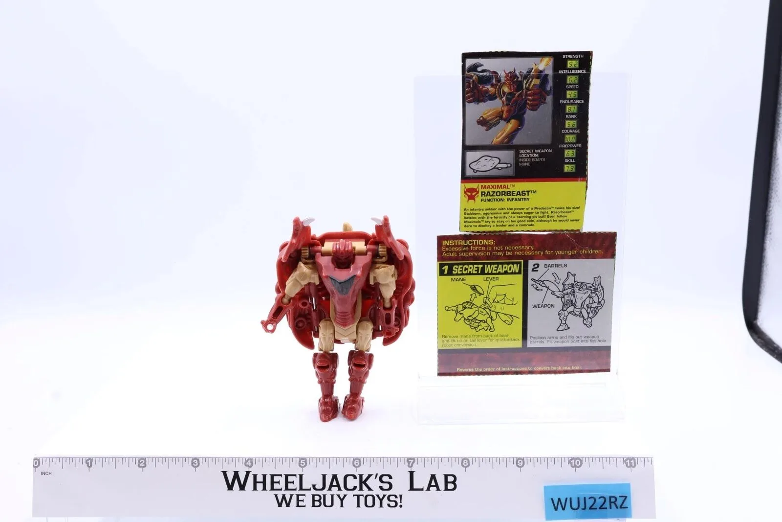 Razorbeast Transformers Beast Wars 1996 Hasbro Action Figure ...