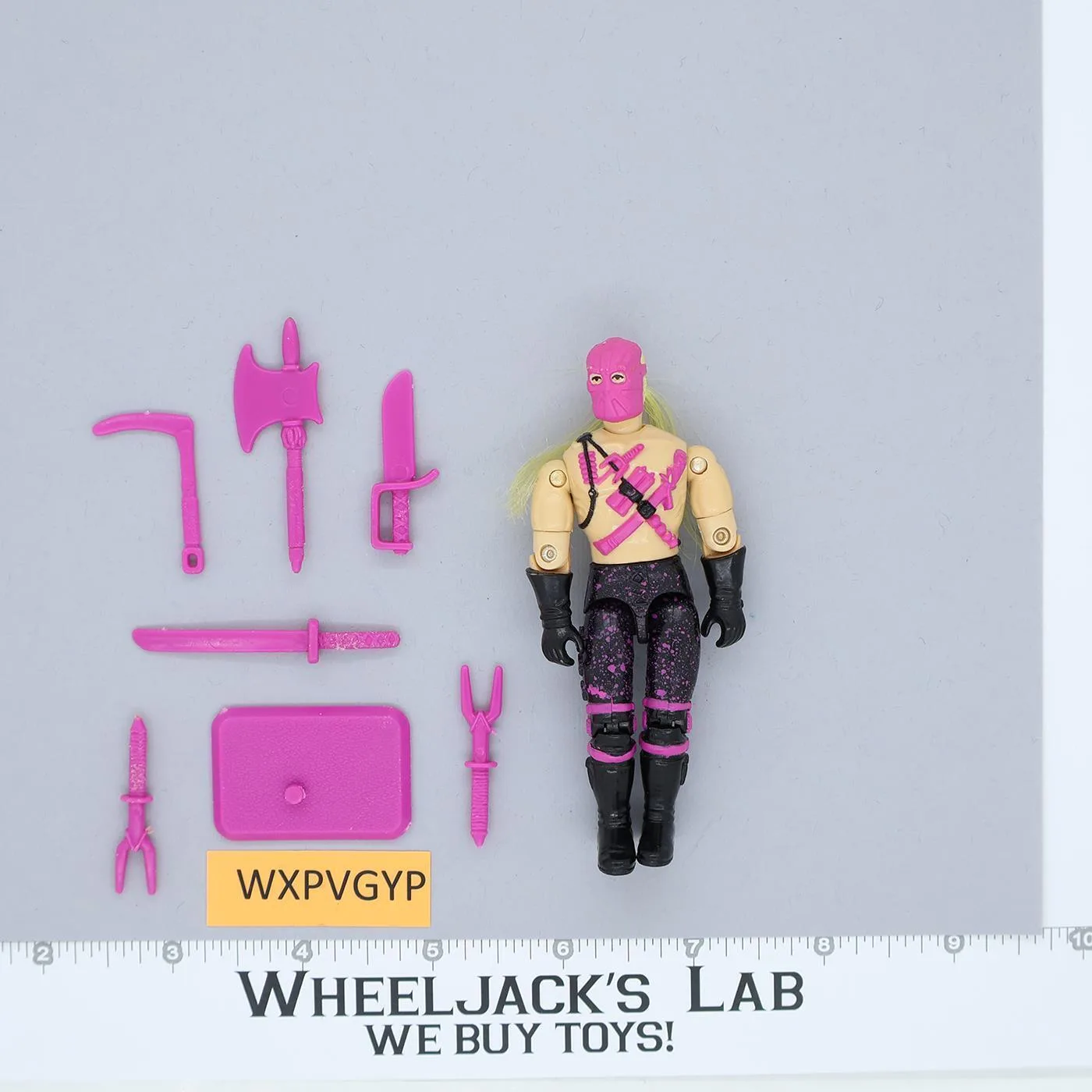 Banzai V1 G.I. Joe 1993 Hasbro Vintage Action Figure - Wheeljack's Lab