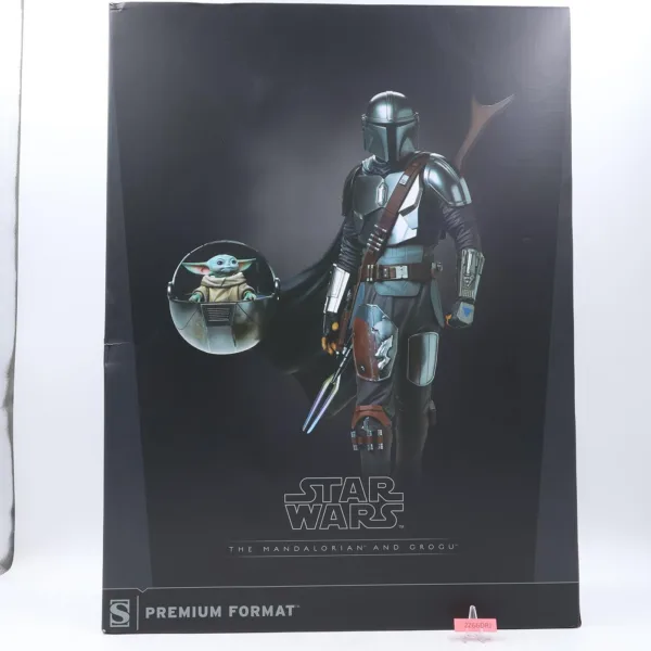 The Mandalorian & Grogu Statue Star Wars Sideshow Collectibles 0056/ ...