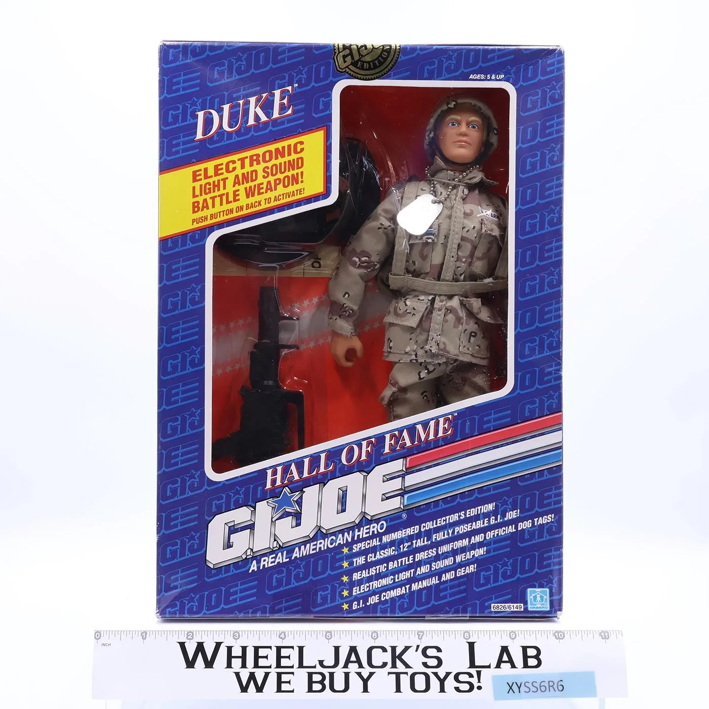 Duke GI Joe Hall of Fame 1992 Hasbro 12" Action Figure NEW SEALED ...