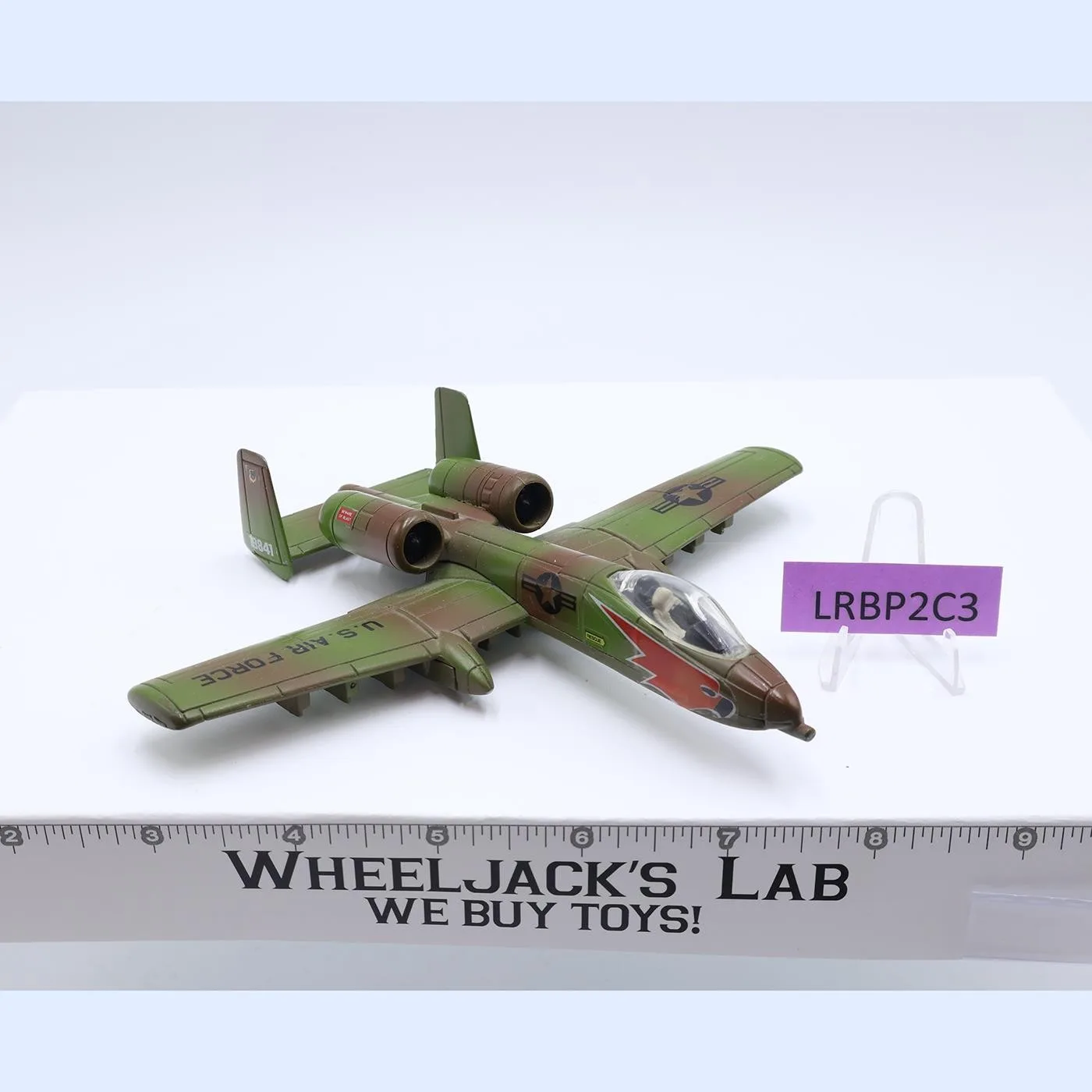 ERTL Force One Thunderbolt A-10 1987 Die-Cast 6" Airplane - Wheeljack's Lab