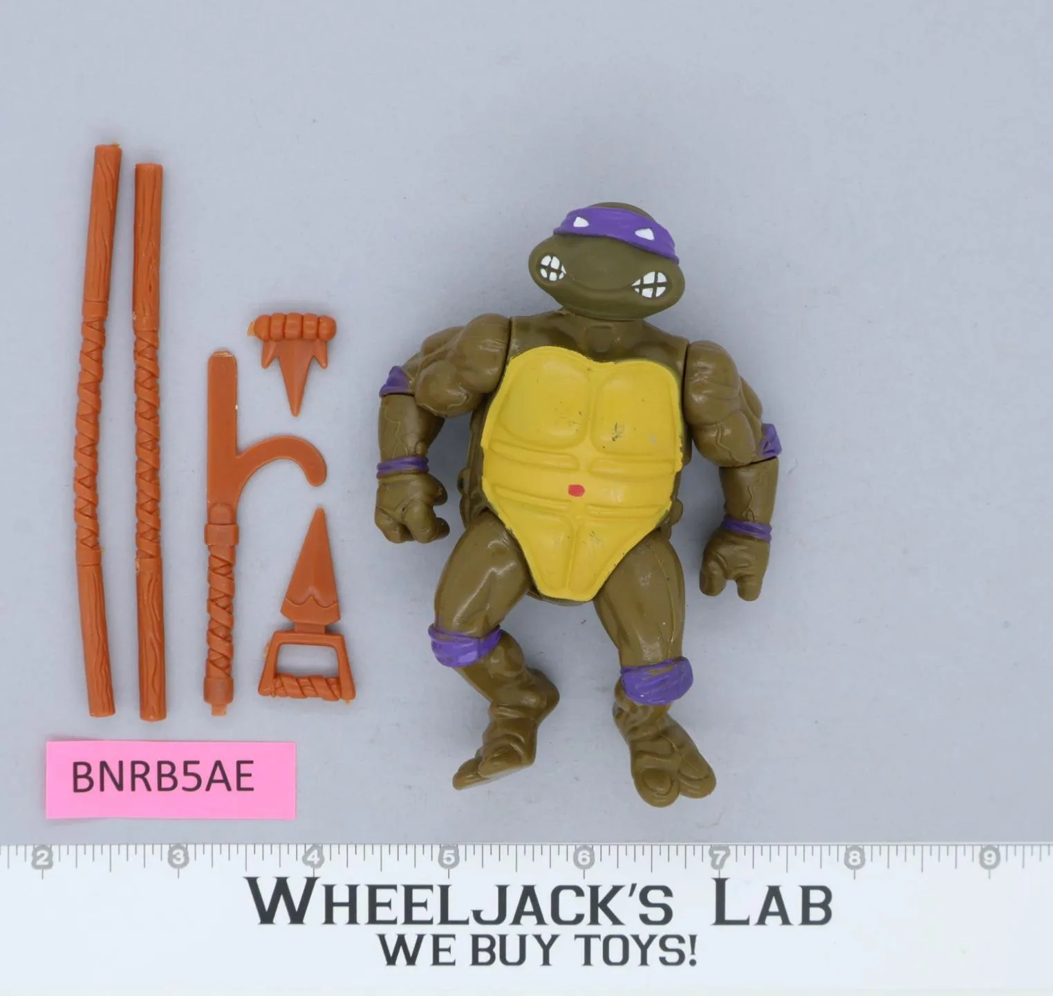 Donatello SOFT HEAD Teenage Mutant Ninja Turtle TMNT 1988 Playmates ...