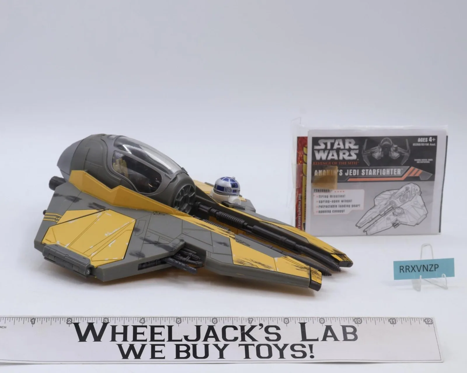 Anakin Jedi Starfighter Complete Star Wars Revenge of the Sith 2004 ...