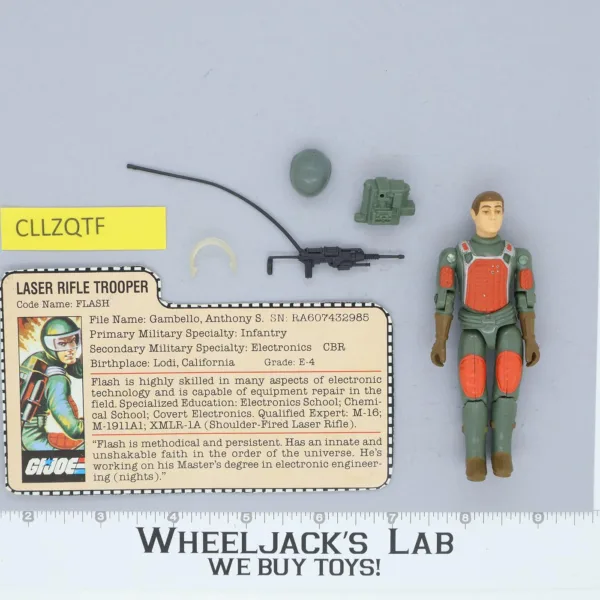 Flash V1 Straight Arm 100% Complete G.I. Joe 1982 Hasbro Vintage Action ...