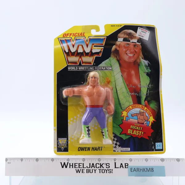 Owen Hart Series 7 WWF Wrestling 1993 Hasbro Action Figure NEW MOSC ...