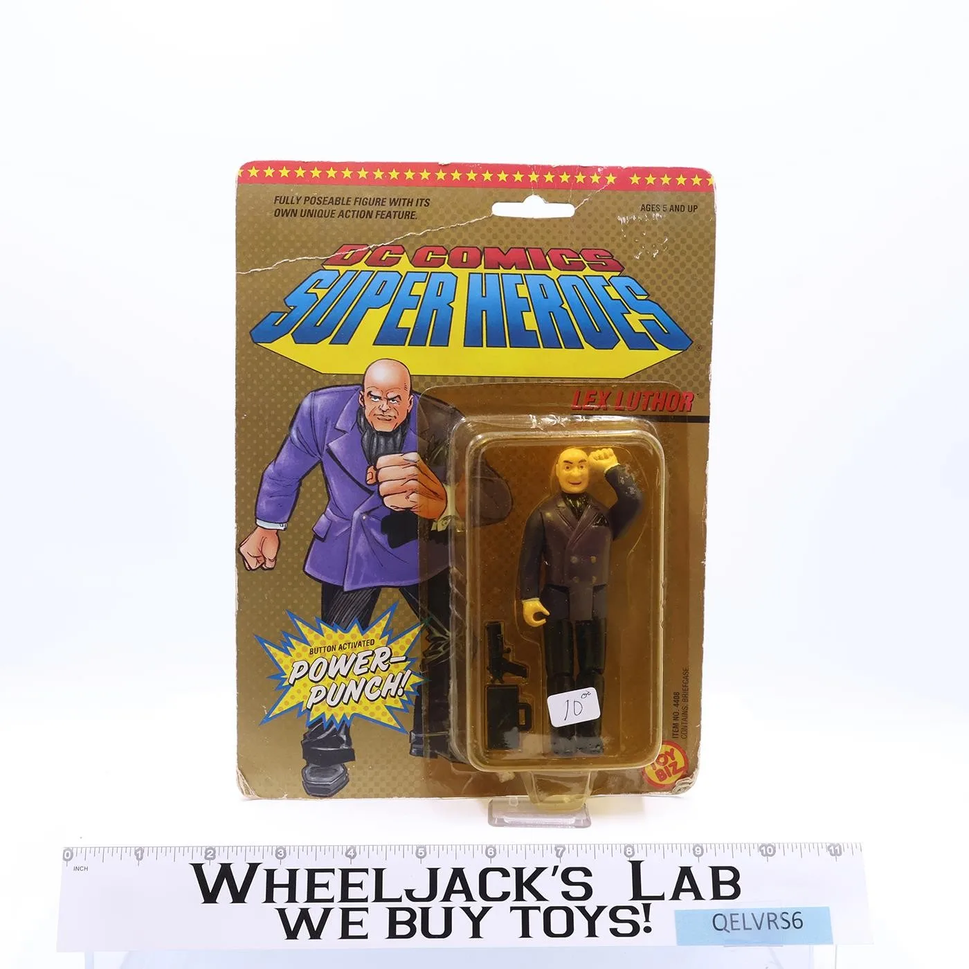 Lex Luthor Power Punch DC Comics Super Heroes ToyBiz 1989 Action Figure ...