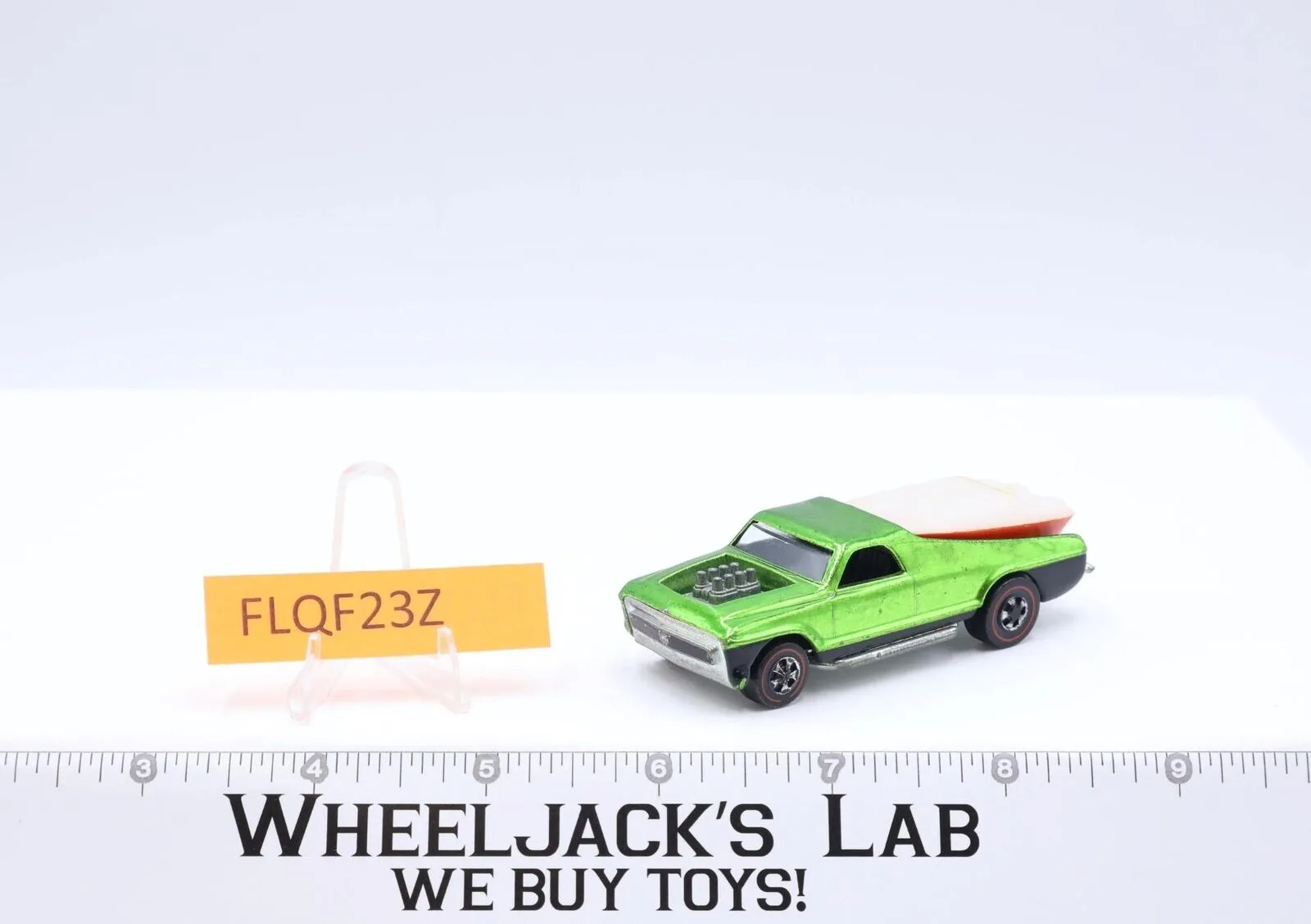 Seasider Light Green 1970 Redline Hot Wheels Mattel Vintage RL w/ Boat ...