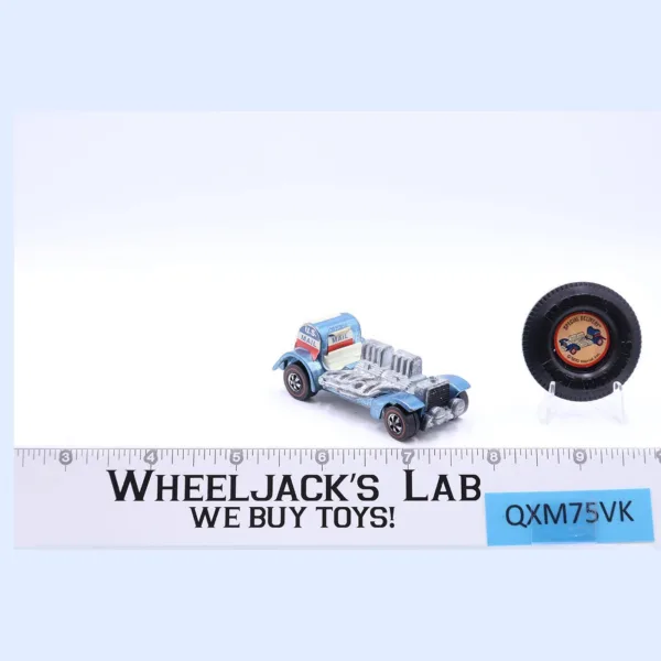Special Delivery Light Blue U.S. Mail 1970 Redline Hot Wheels Mattel w ...