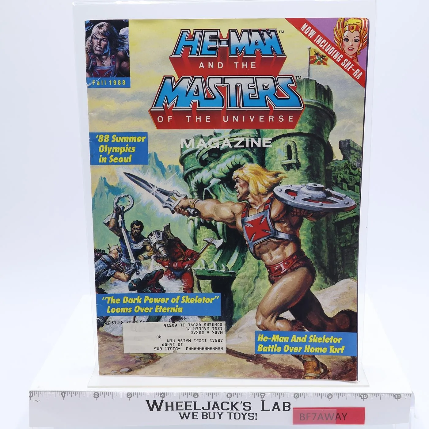 He-Man Masters of the Universe MOTU Fall 1988 Magazine W/ Poster ...