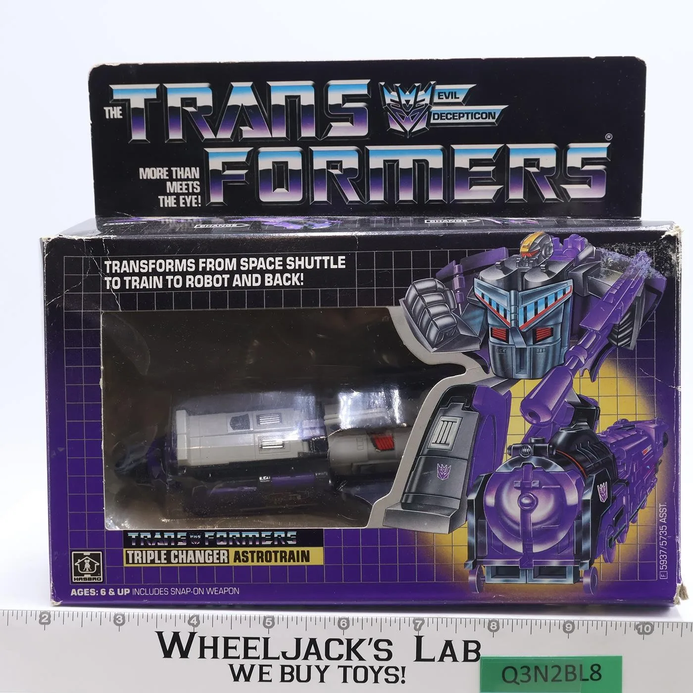 Astrotrain w/Box & Insert 100% Complete 1985 Vintage G1 Transformers ...